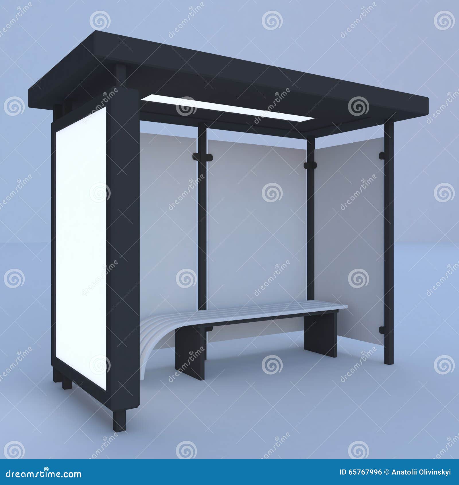 Bus Stop Shelter Vector