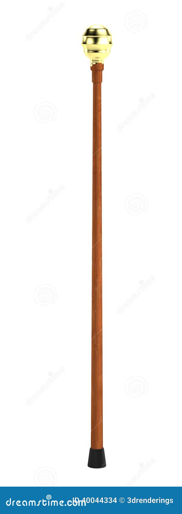 3d render of cane stock illustration. Illustration of walking - 40044334