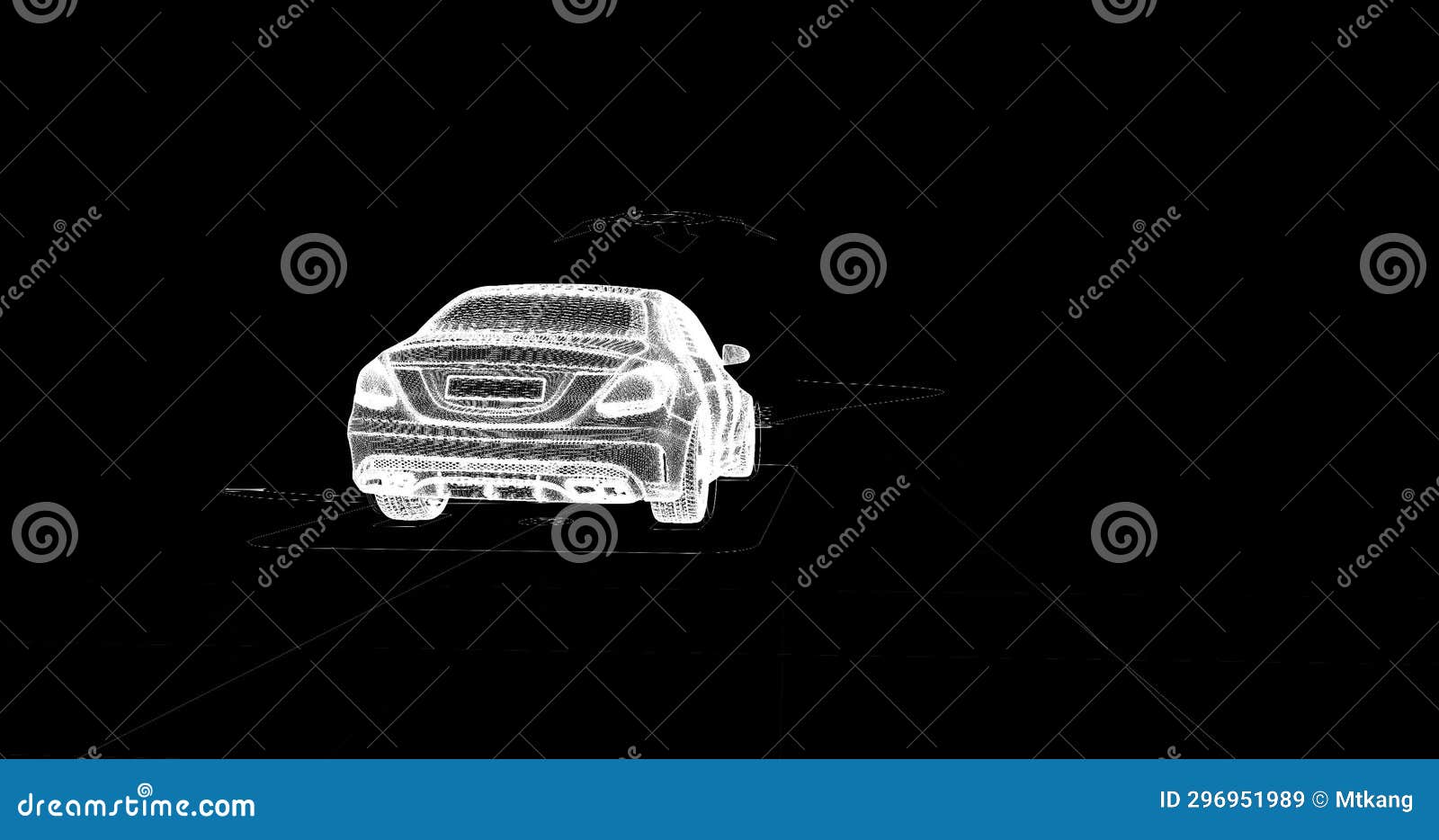 Car in 3d Simulation Interface for Autonomous Car or Navigation ...