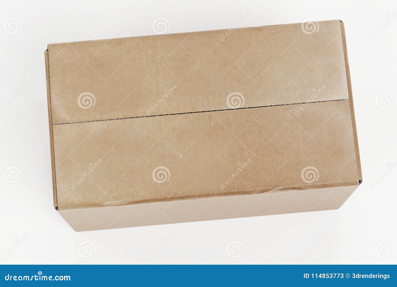 3D Render of Carboard Box stock illustration. Illustration of paper ...