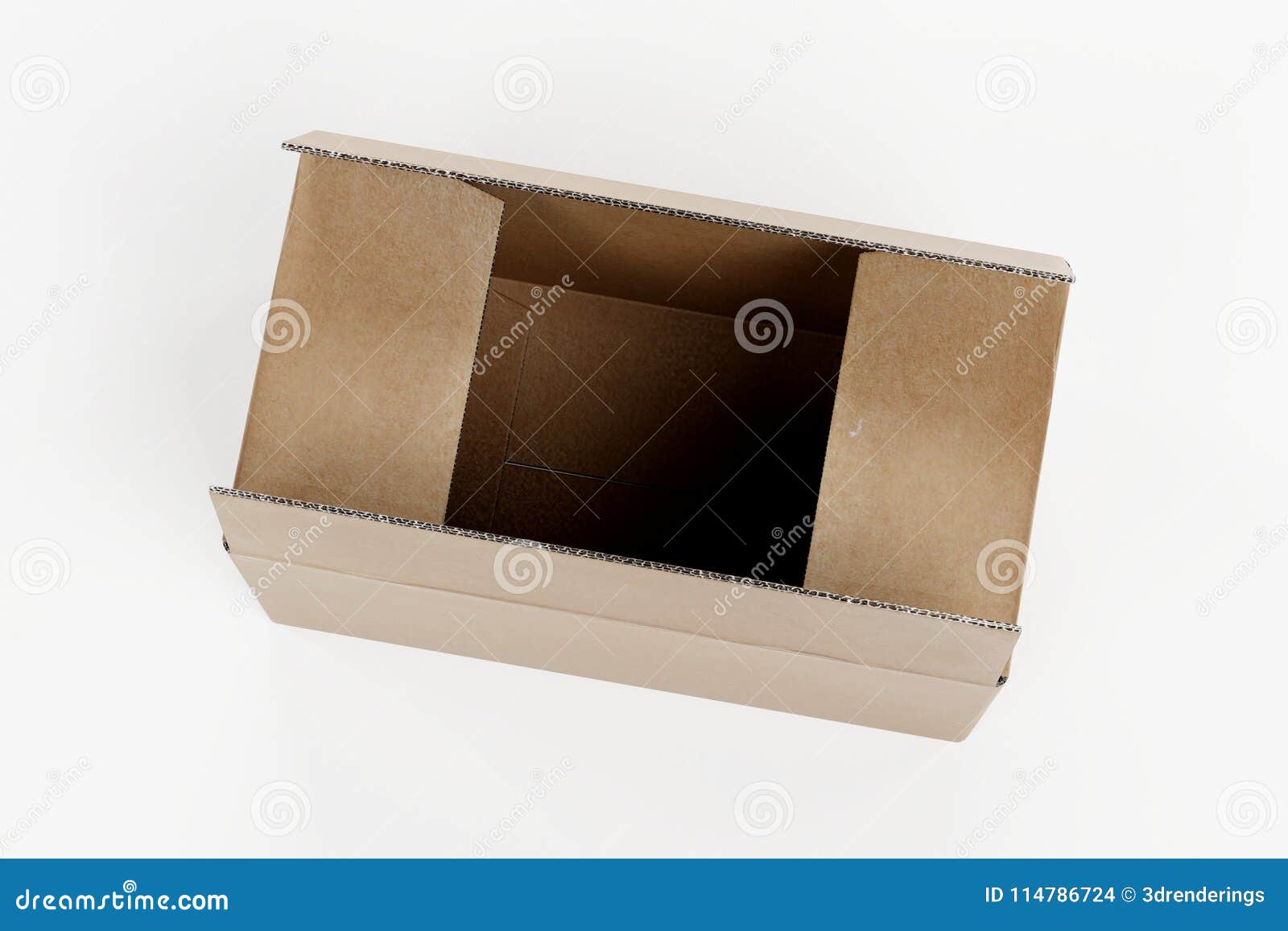3D Render of Carboard Box stock illustration. Illustration of carboard ...