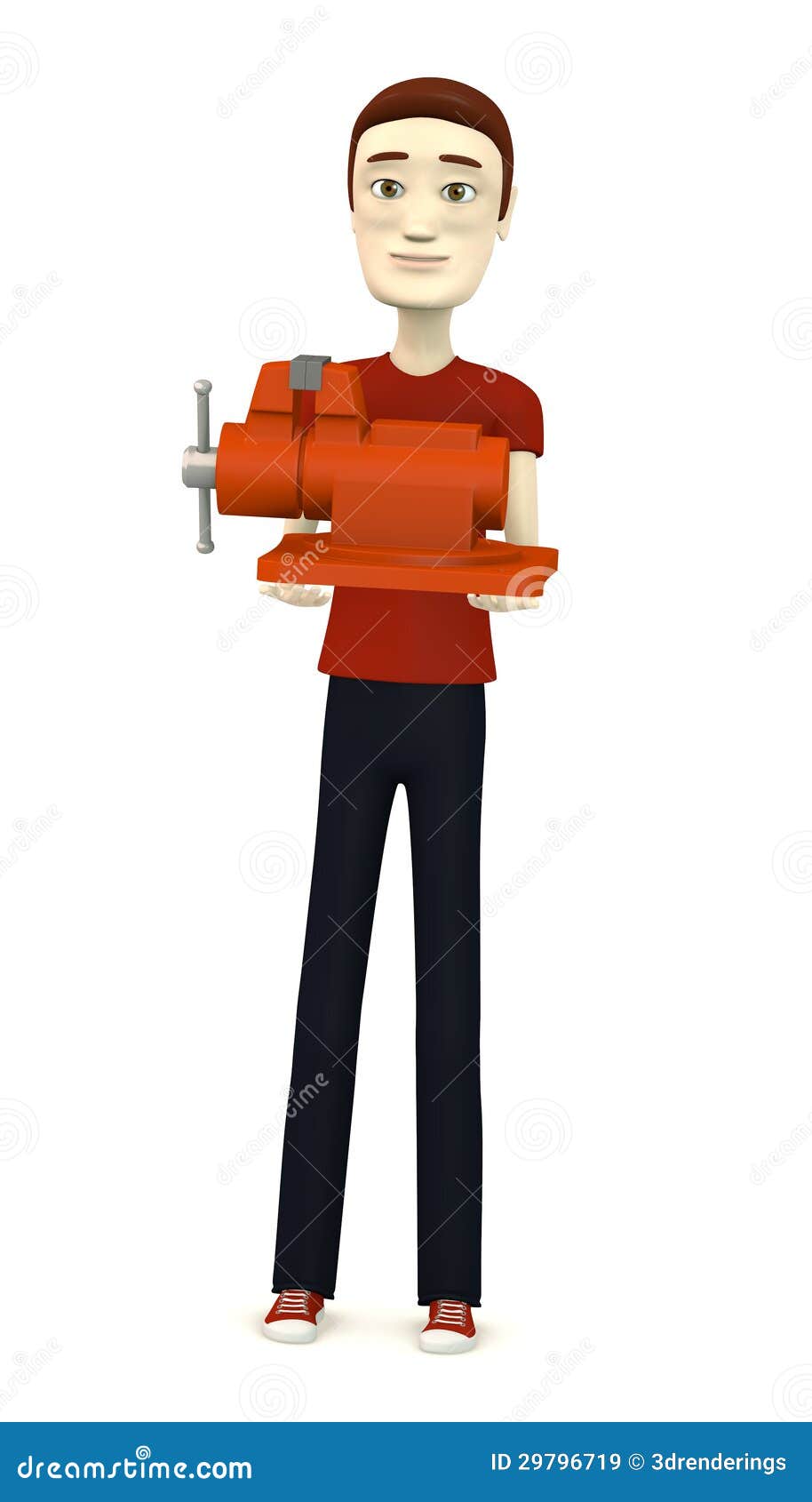 Cartoon boy with vice stock illustration. Illustration of woman - 29796719