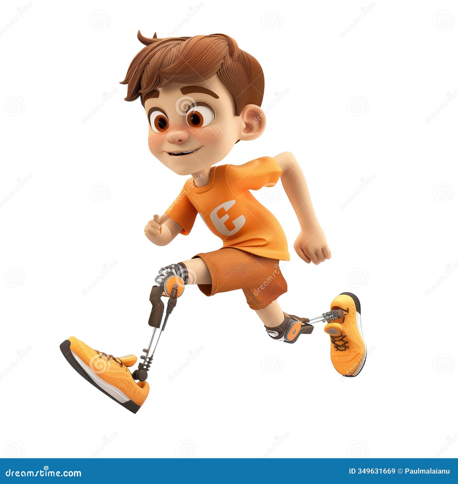 Cartoon Sprinter Ready To Sprint On Starting Line. | CartoonDealer.com ...