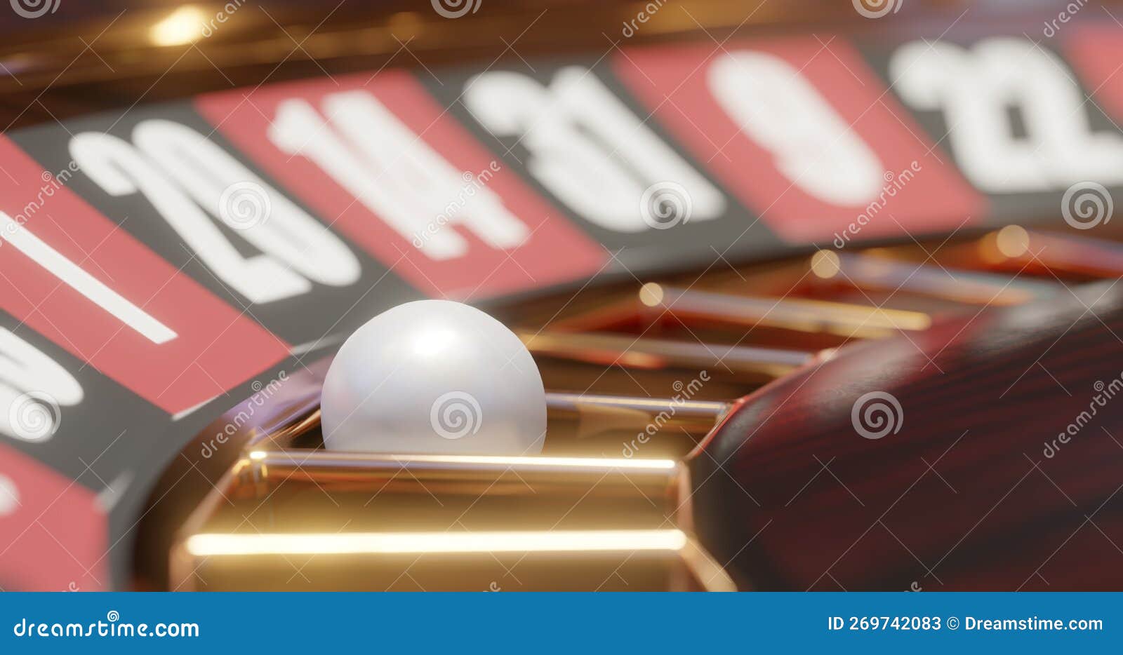 3d Render of Casino Roulette Wheel for Gamble Concept, Gambling ...