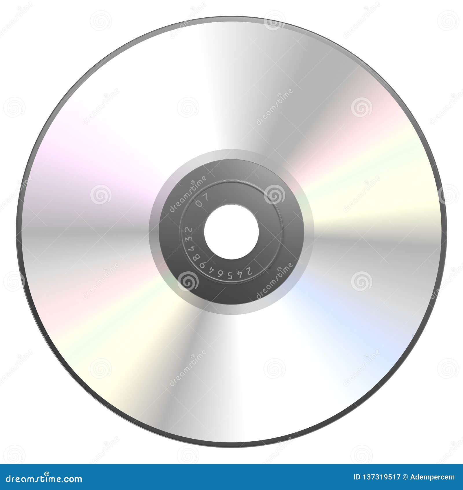 Cd or Dvd stock illustration. Illustration of merchandise - 137319517