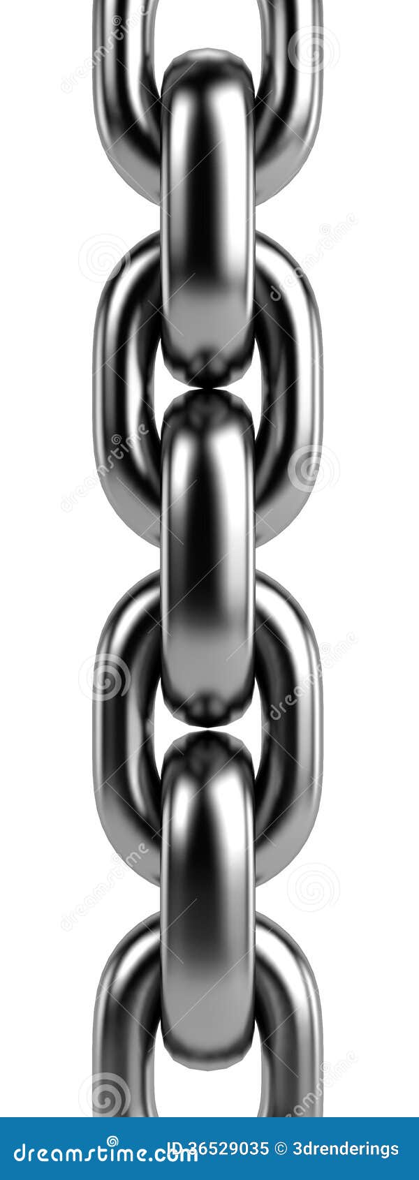 3d render of chain stock illustration. Illustration of connection ...