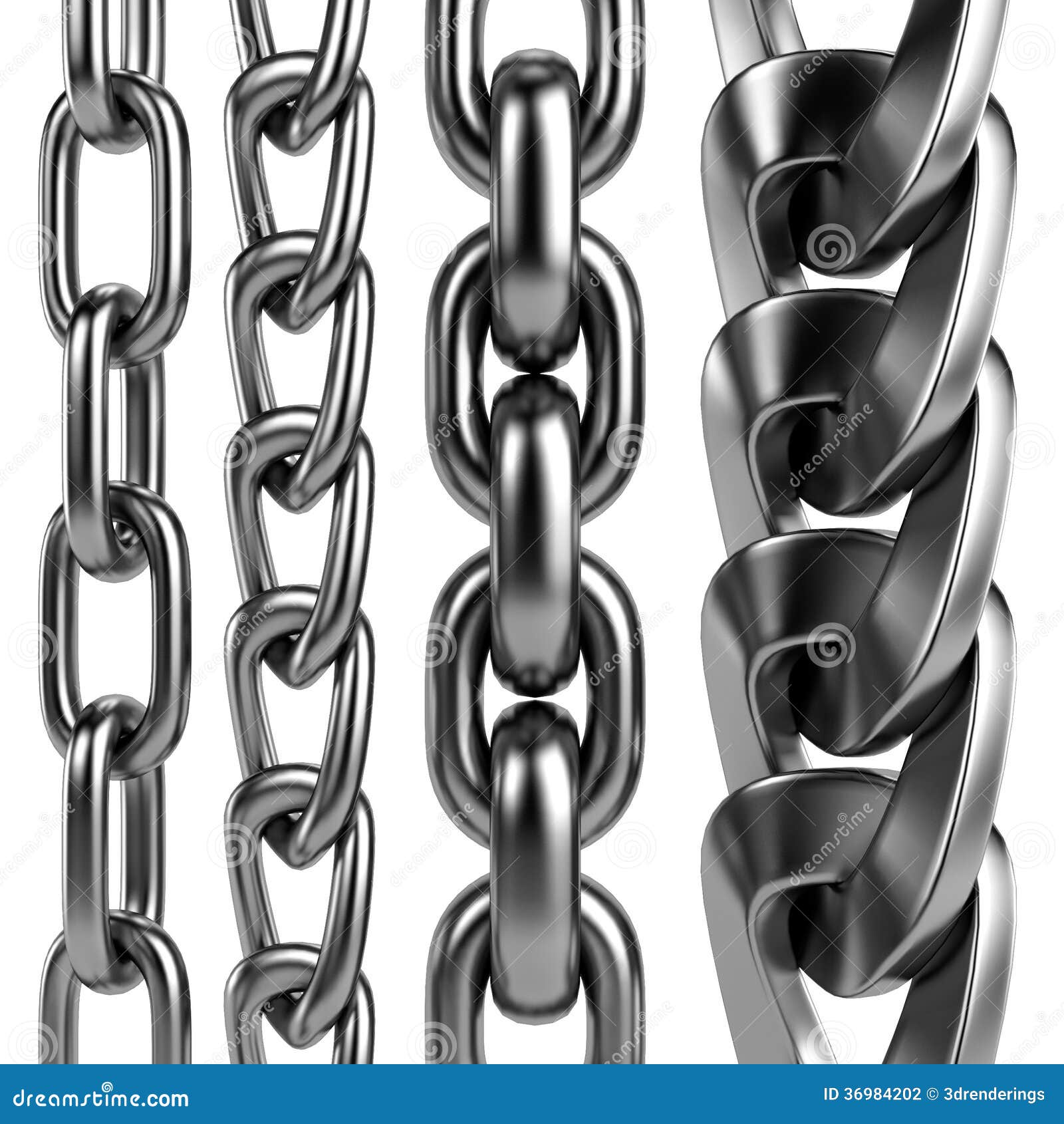 3d render of chains stock illustration. Illustration of render - 36984202