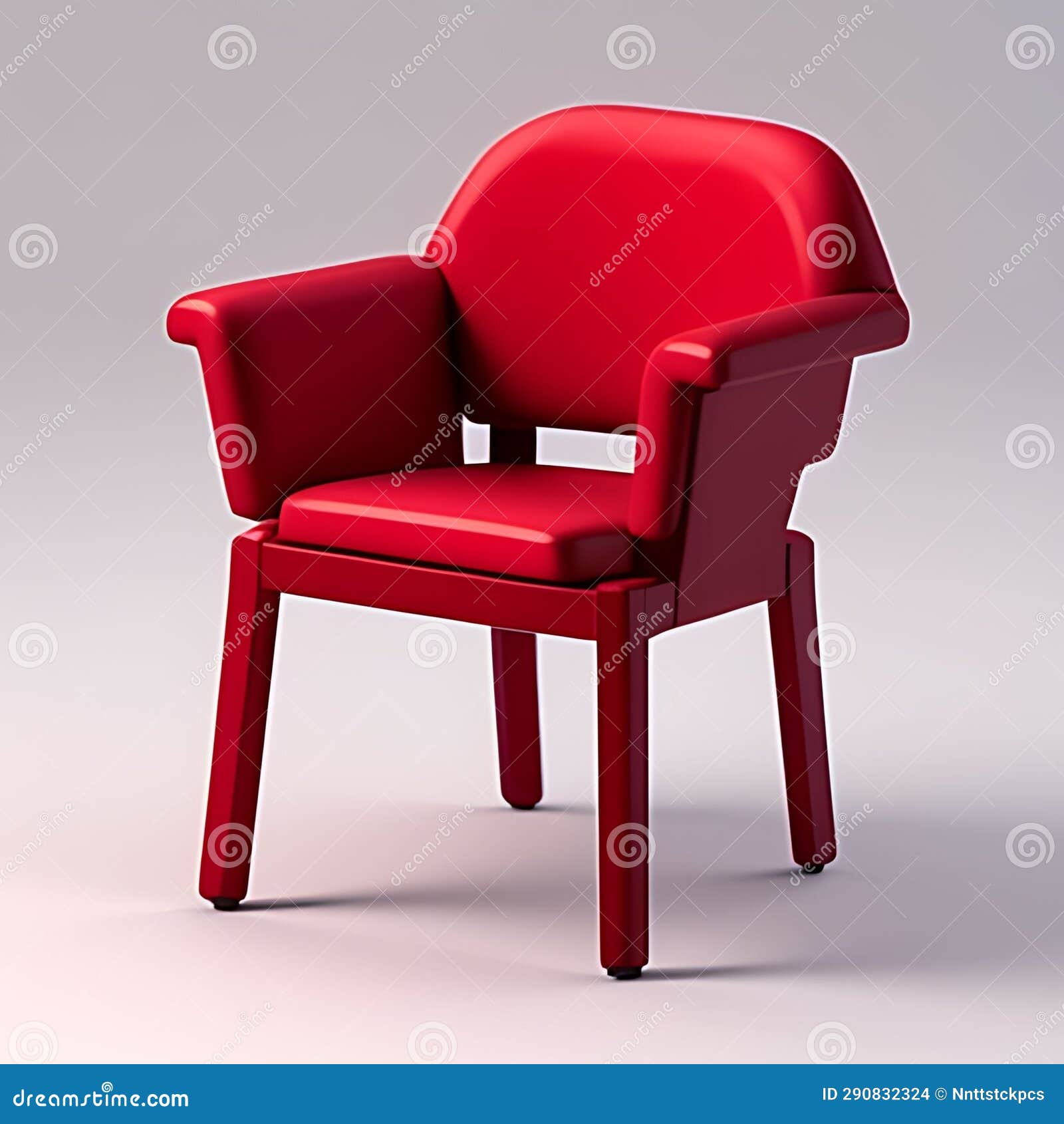 3d render of a chair stock illustration. Illustration of comfort ...
