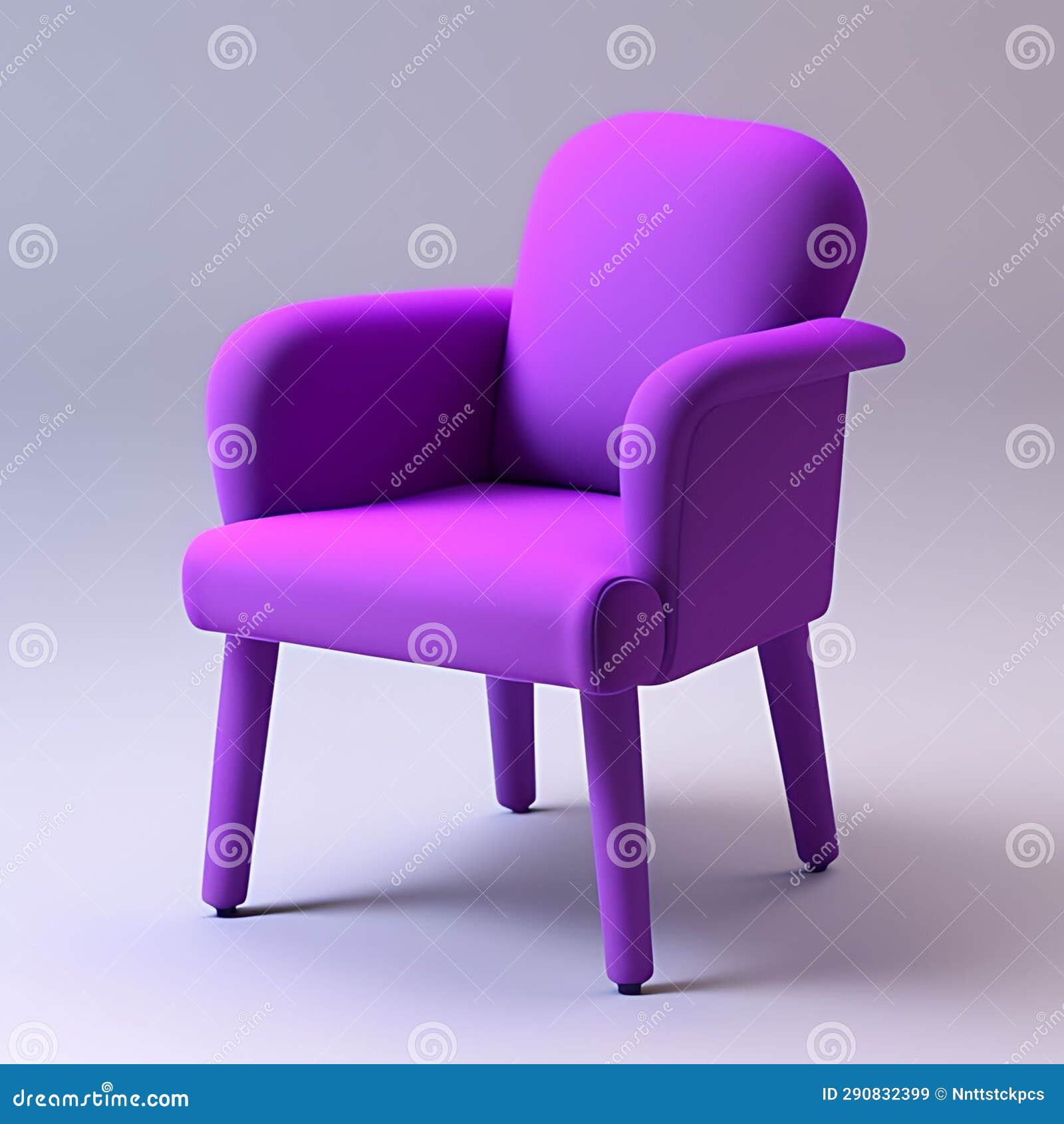 3d render of a chair stock illustration. Illustration of room - 290832399