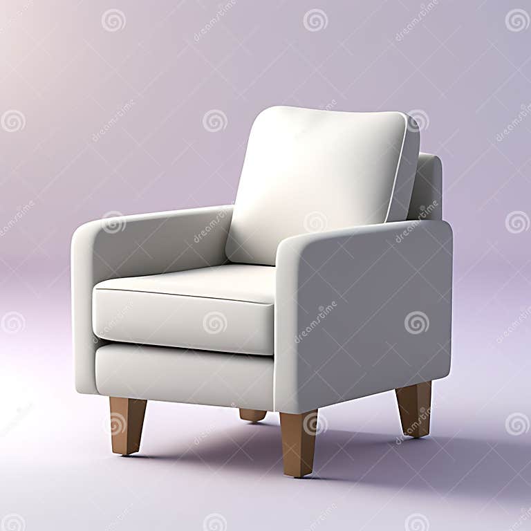 3d render of a chair stock illustration. Illustration of lighting ...