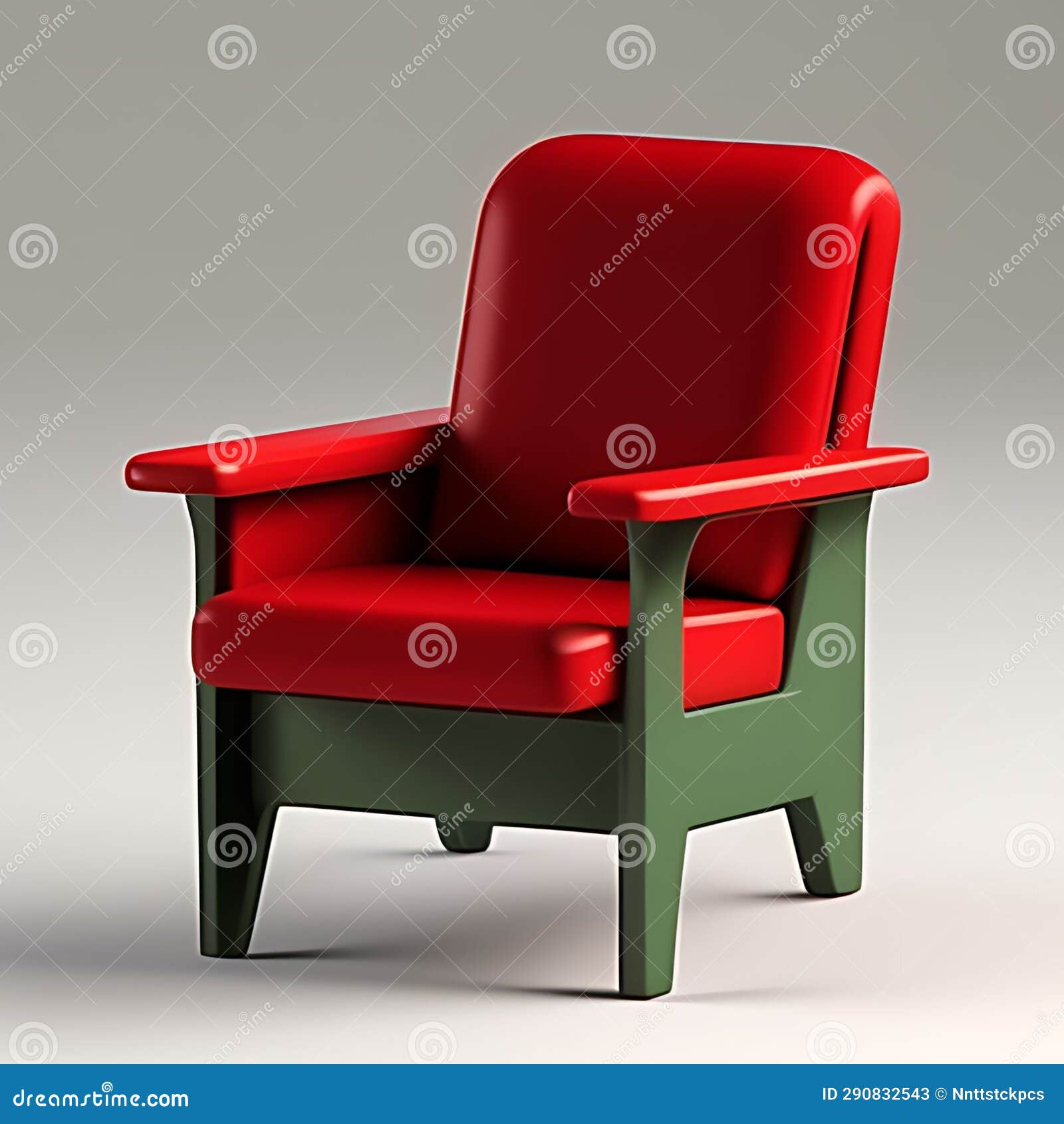3d render of a chair stock illustration. Illustration of couch - 290832543