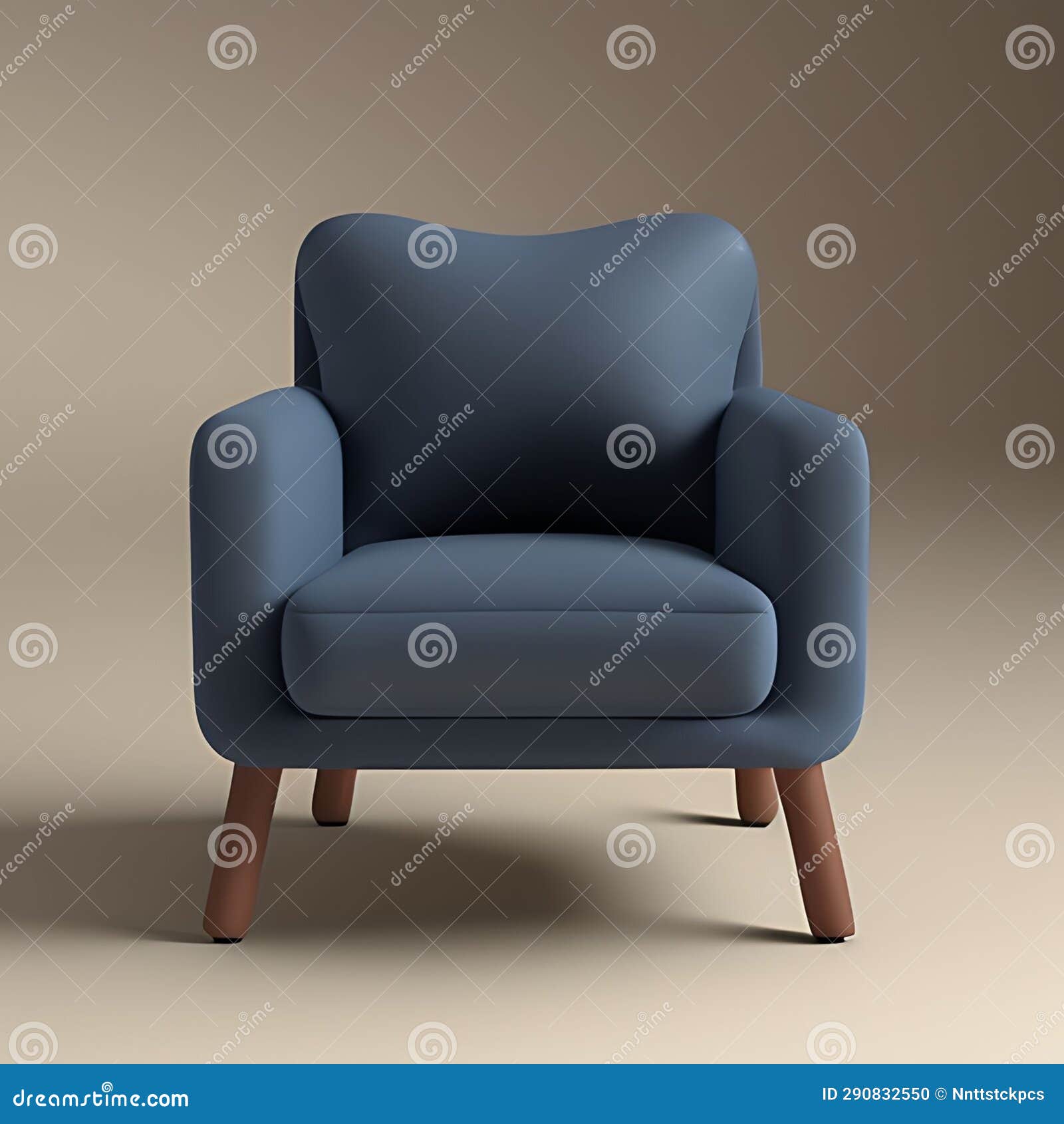 3d render of a chair stock illustration. Illustration of dining - 290832550