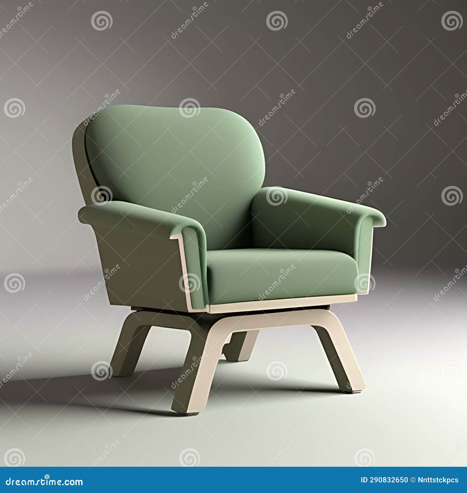 3d render of a chair stock illustration. Illustration of couch - 290832650