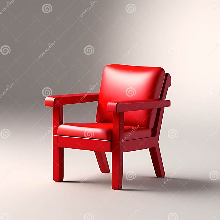 3d render of a chair stock illustration. Illustration of furniture ...