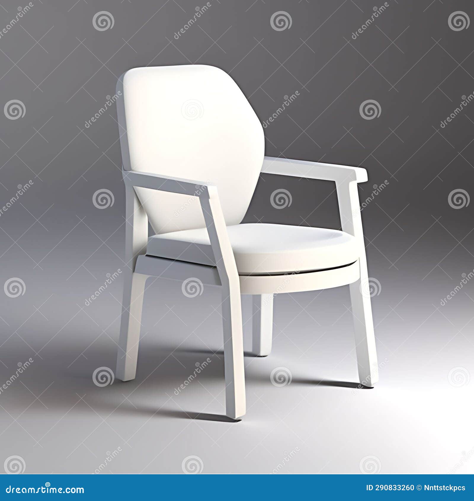 3d render of a chair stock illustration. Illustration of lighting ...