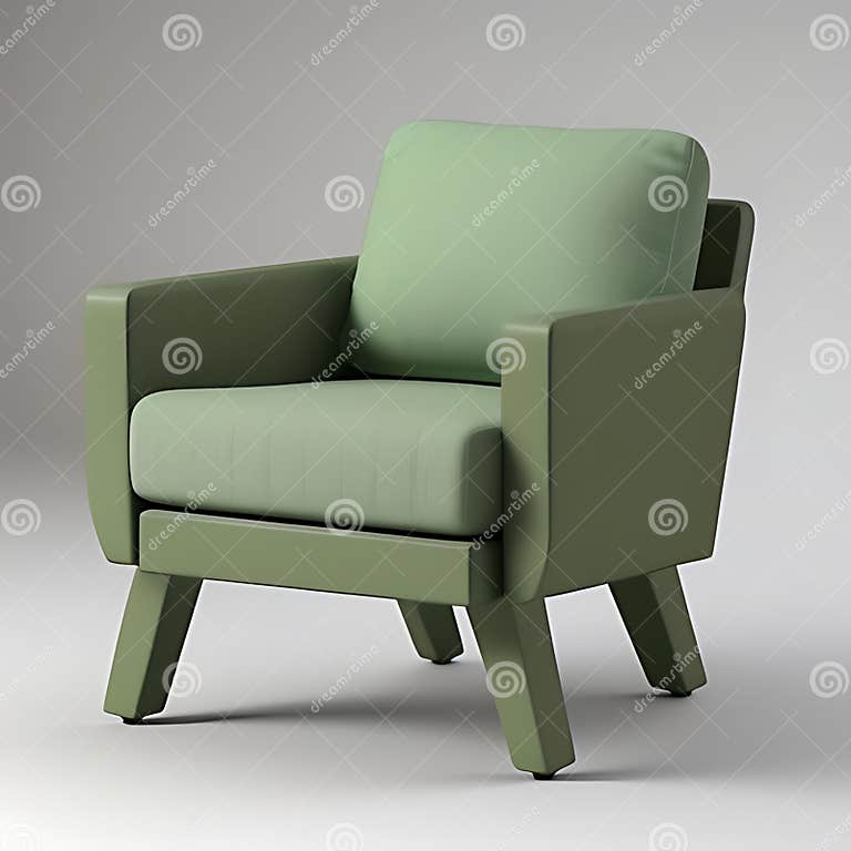 3d render of a chair stock illustration. Illustration of lighting ...