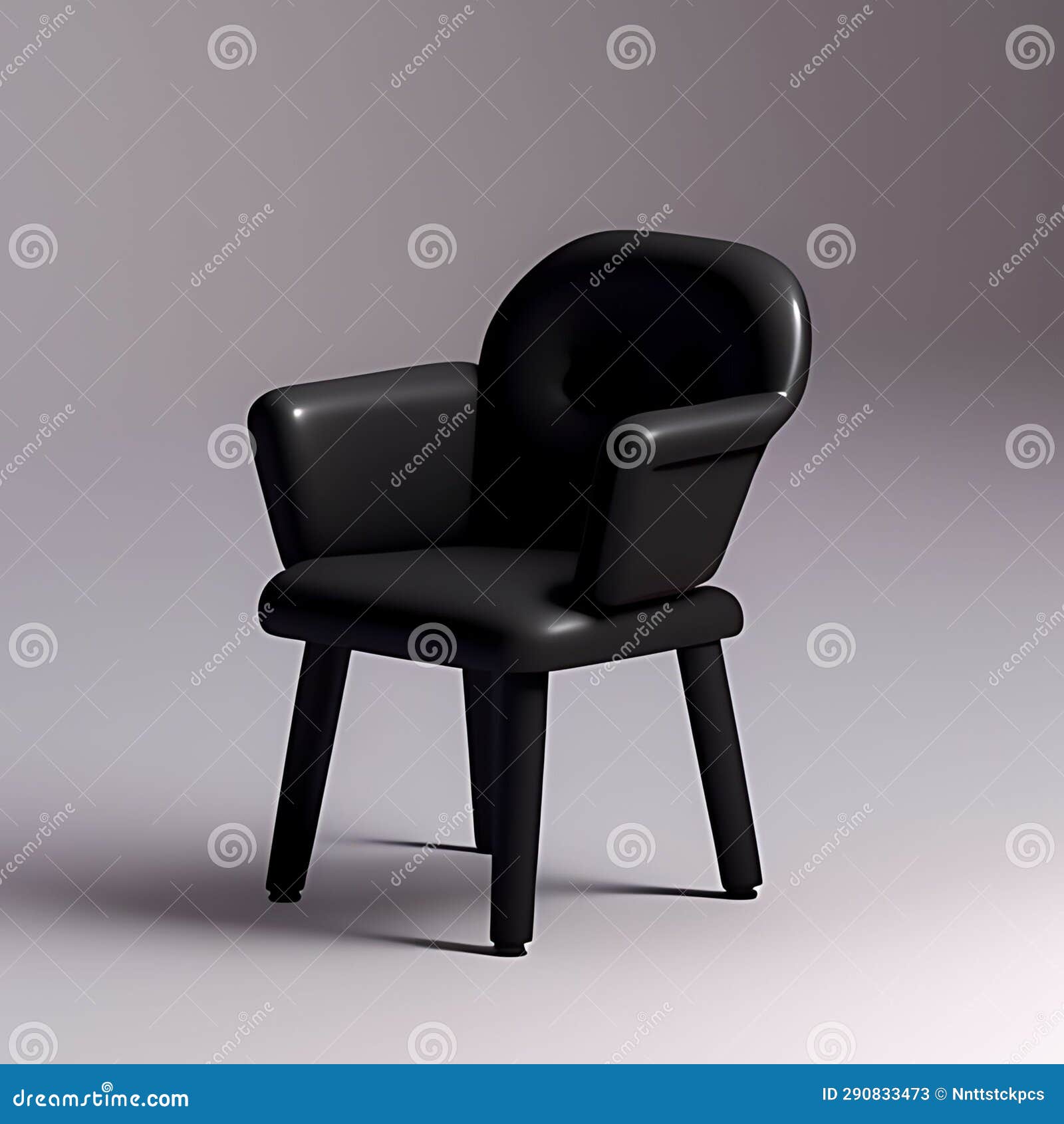 3d render of a chair stock illustration. Illustration of living - 290833473