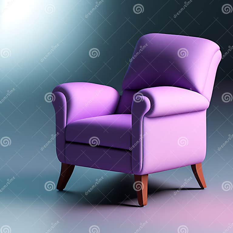 3d render of a chair stock illustration. Illustration of couch - 290832561