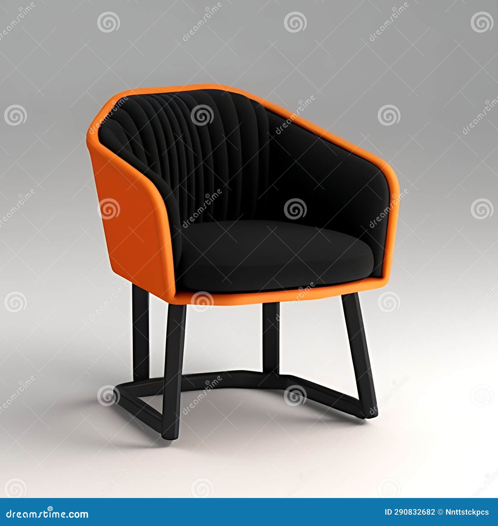 3d render of a chair stock illustration. Illustration of brand - 290832682