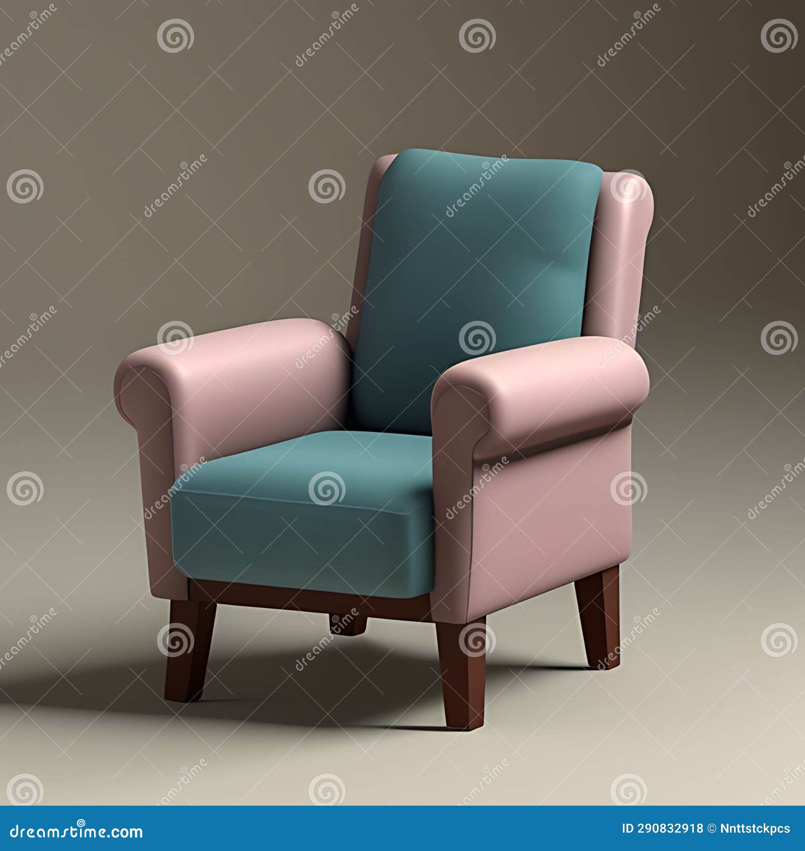 3d render of a chair stock illustration. Illustration of lighting ...