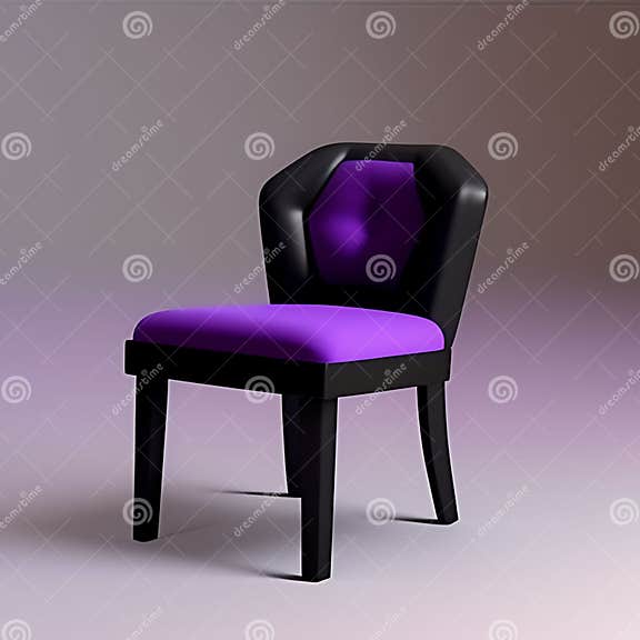 3d render of a chair stock illustration. Illustration of room - 290832924