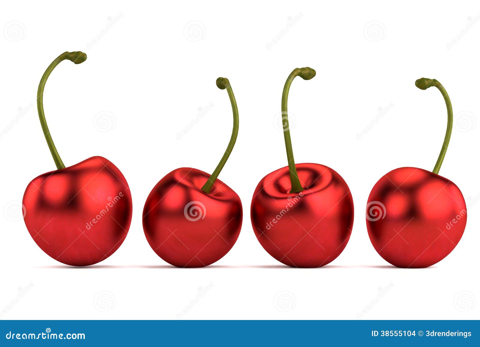 3d render of cherry stock illustration. Illustration of cherry - 38555104
