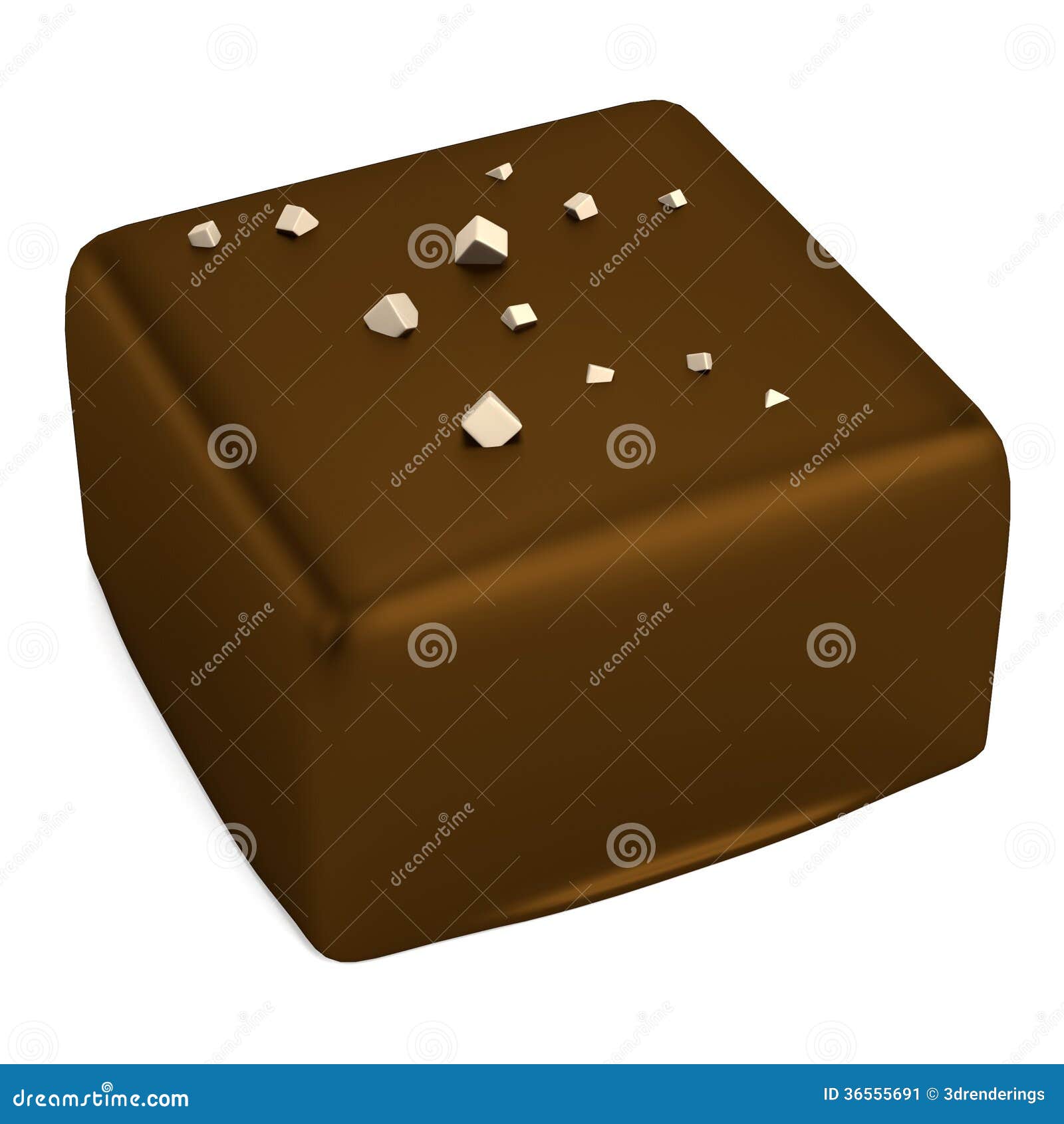 3d Render of Chocolate Candy Stock Illustration - Illustration of candy ...