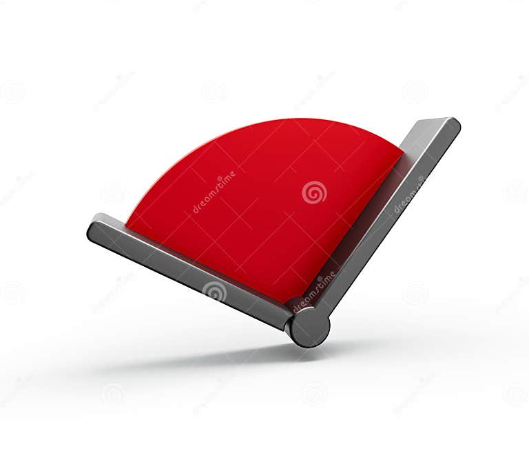 3D Render of a Clock and Timestamp without Numbers Isolated on a White ...