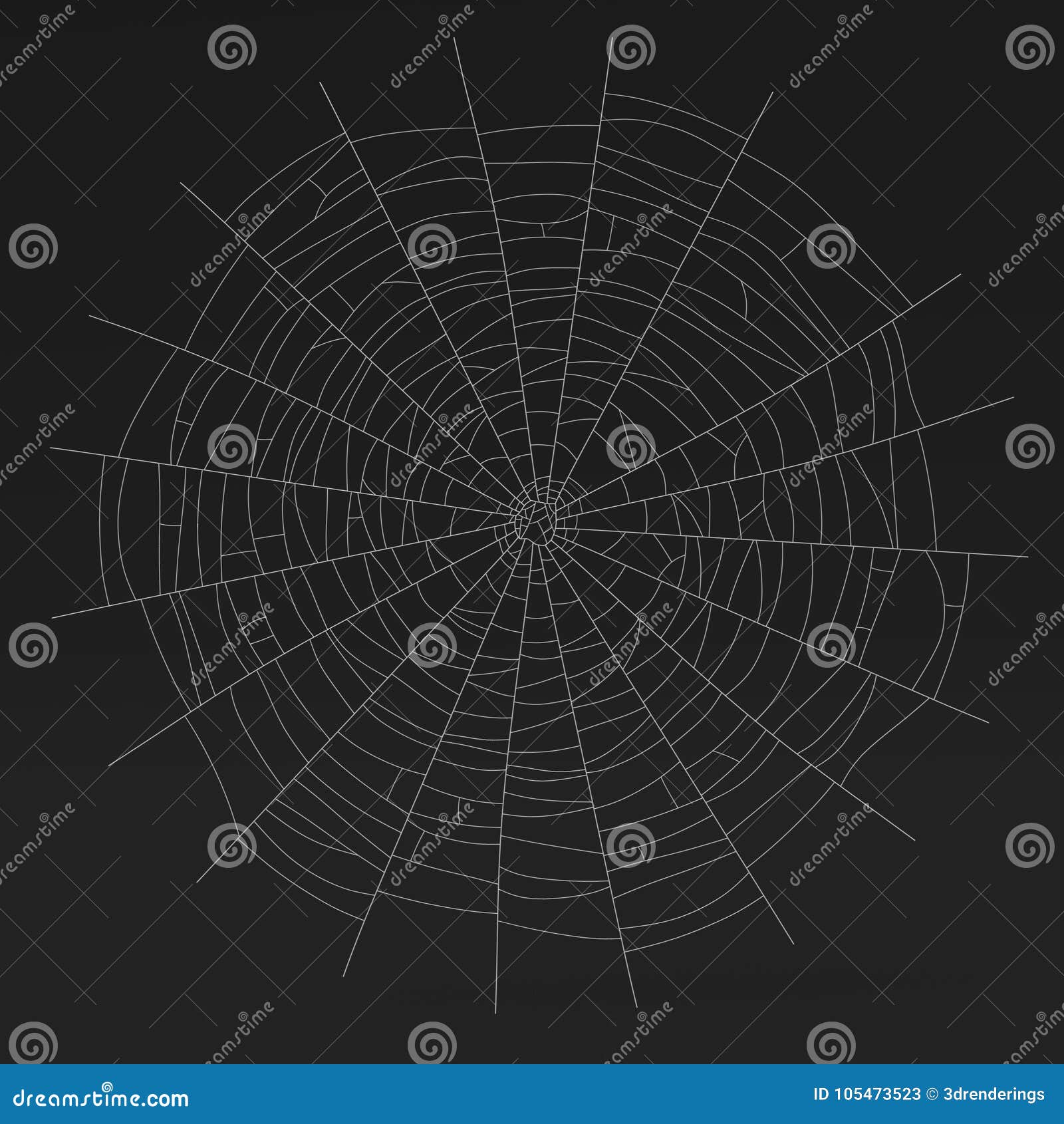 3D Render of Cobweb stock illustration. Illustration of nature - 105473523