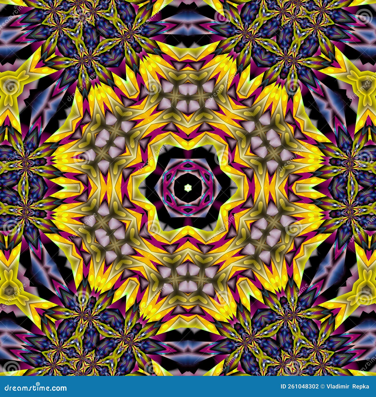 3D Render of Colorful Plastic Background Tile Stock Illustration ...