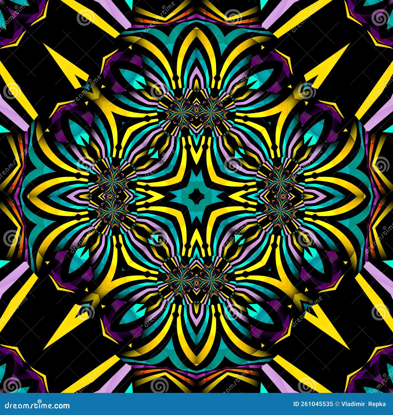 3D Render of Colorful Plastic Background Tile Stock Illustration ...