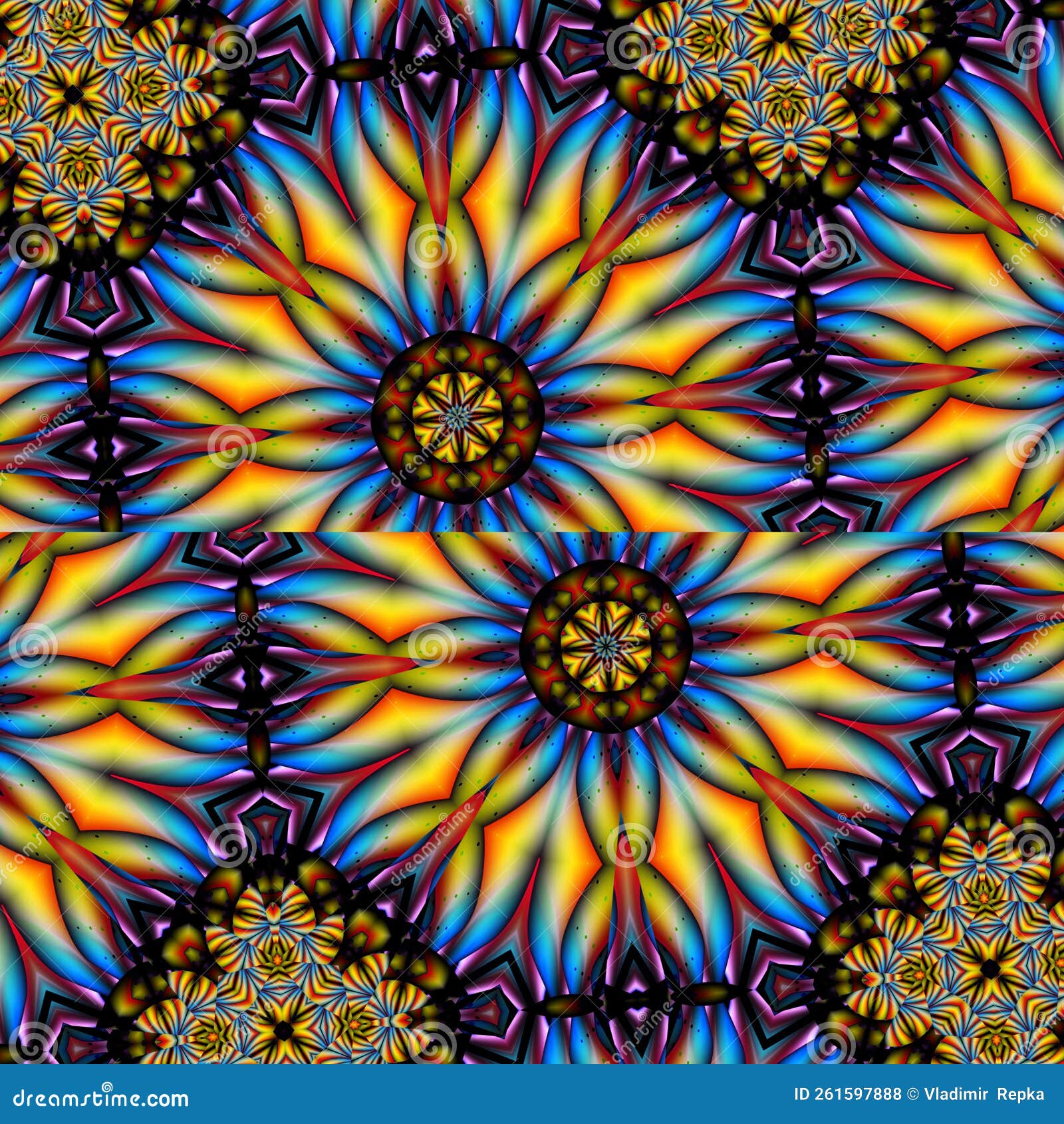 3D Render of Colorful Plastic Background Tile Stock Illustration ...