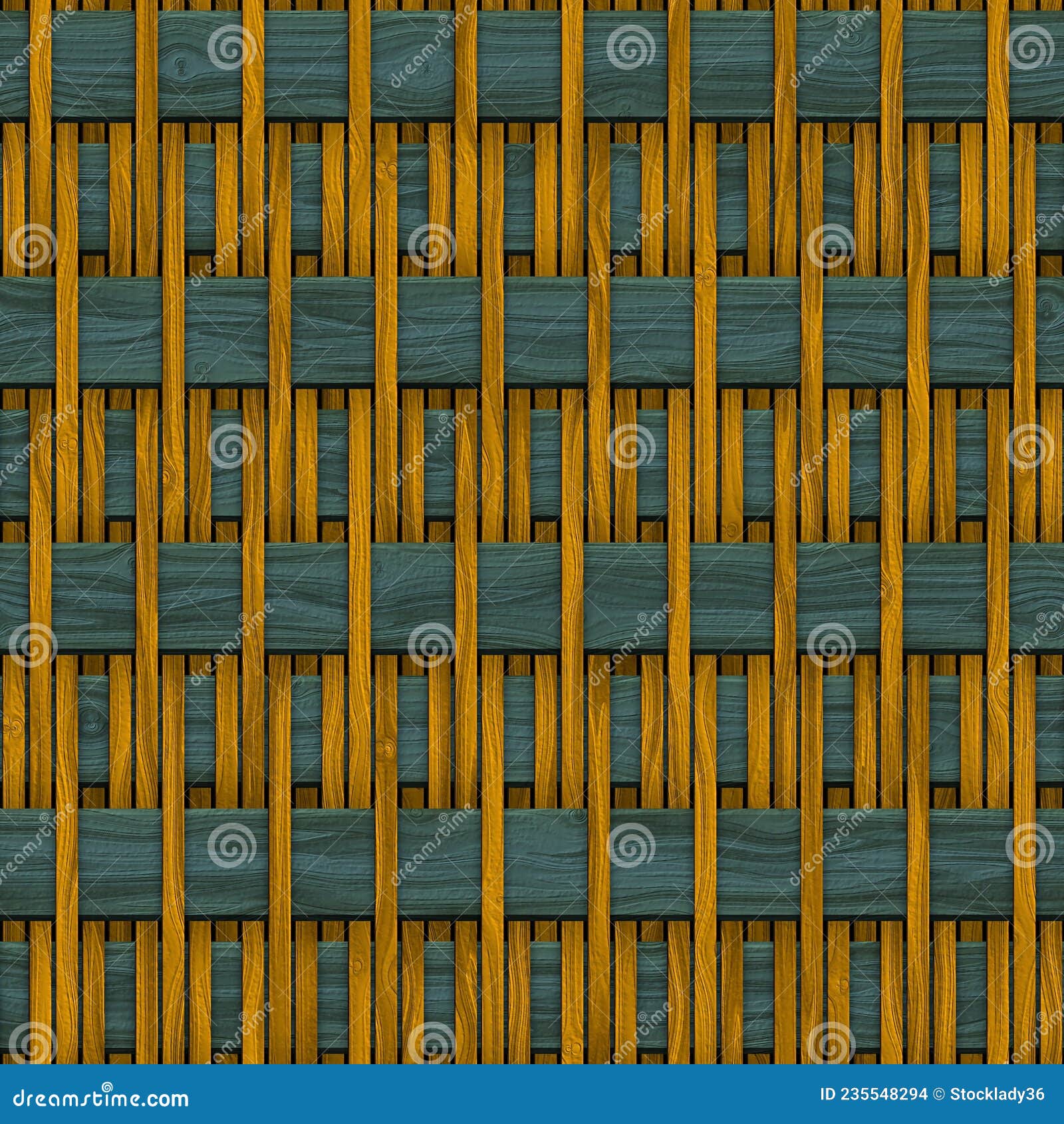 3D Render of Combined Wood Background Tile Stock Illustration ...