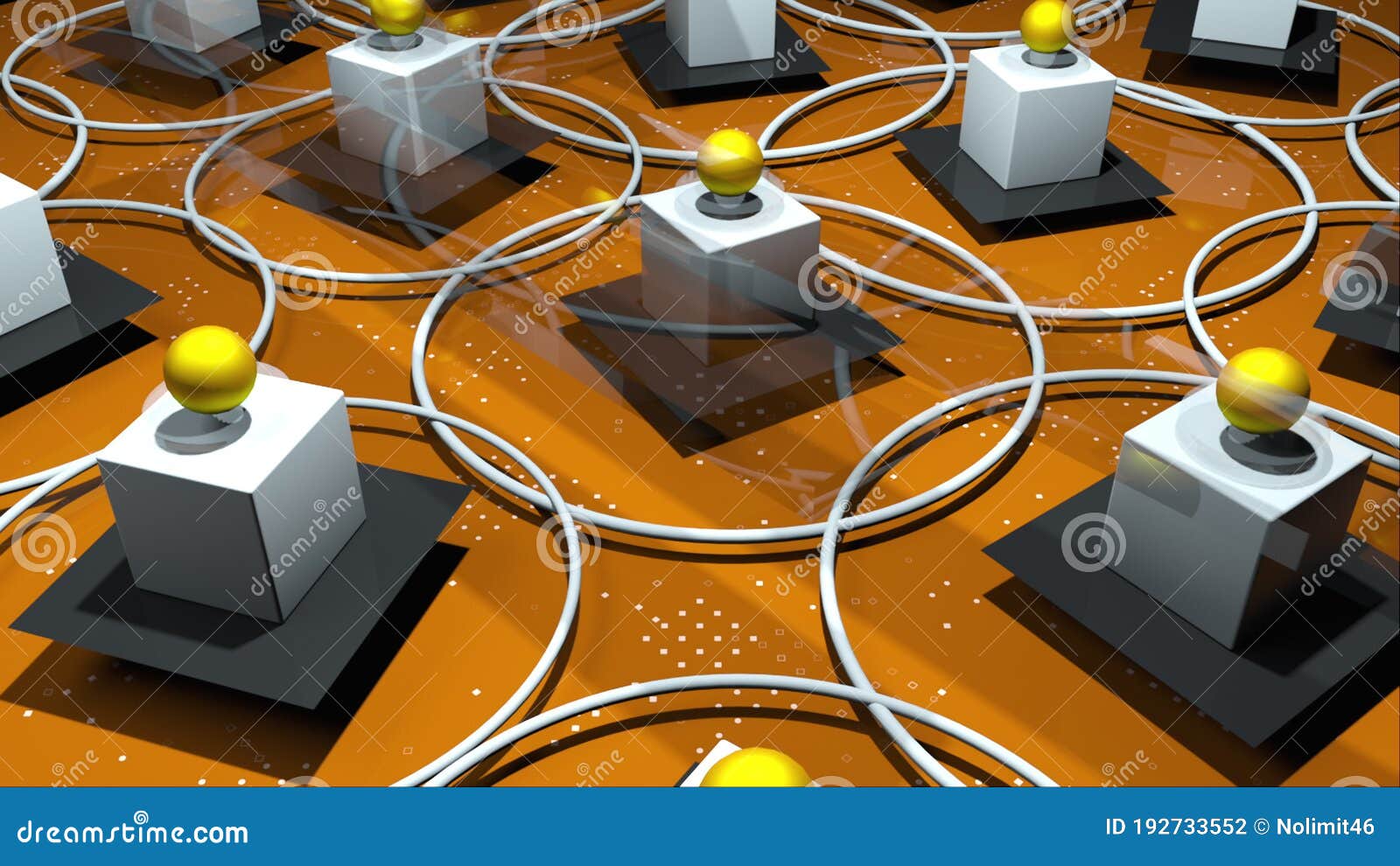 3d Render Complex Realistic Composition from Various Geometric ...