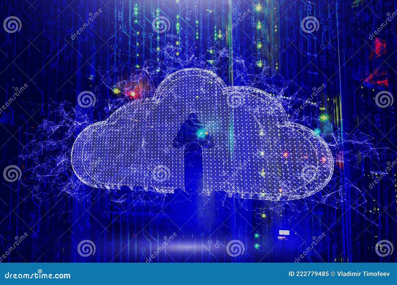 Cloud Loading Icon Set, Cartoon Style Vector Illustration ...