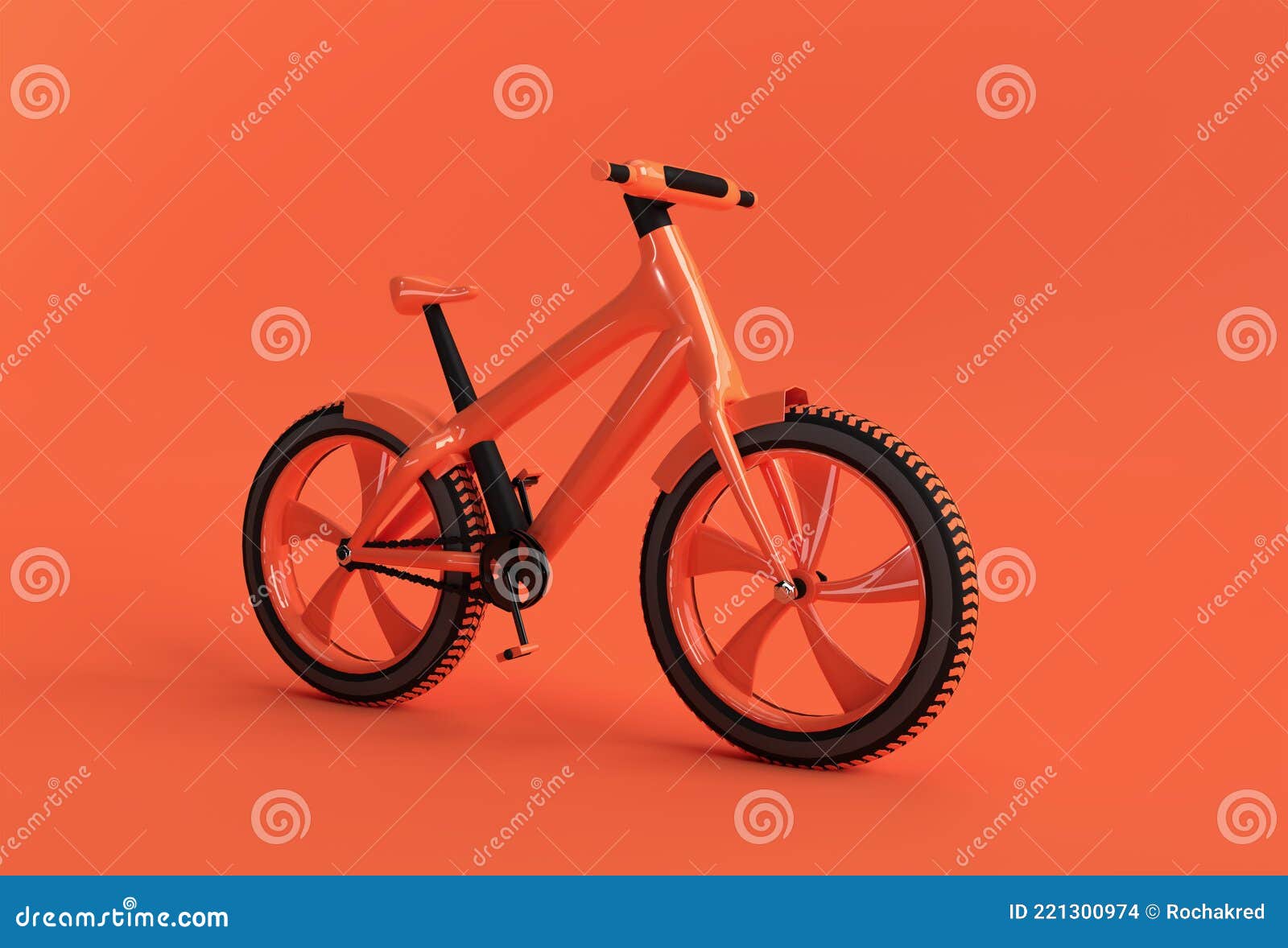 3D Render Concept of Modern Cycling 3D Art Design Illustration Stock ...
