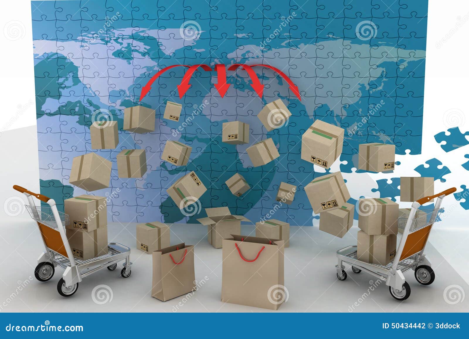 Connect Everywhere Anywhere Working Mobile Cartoon Vector ...