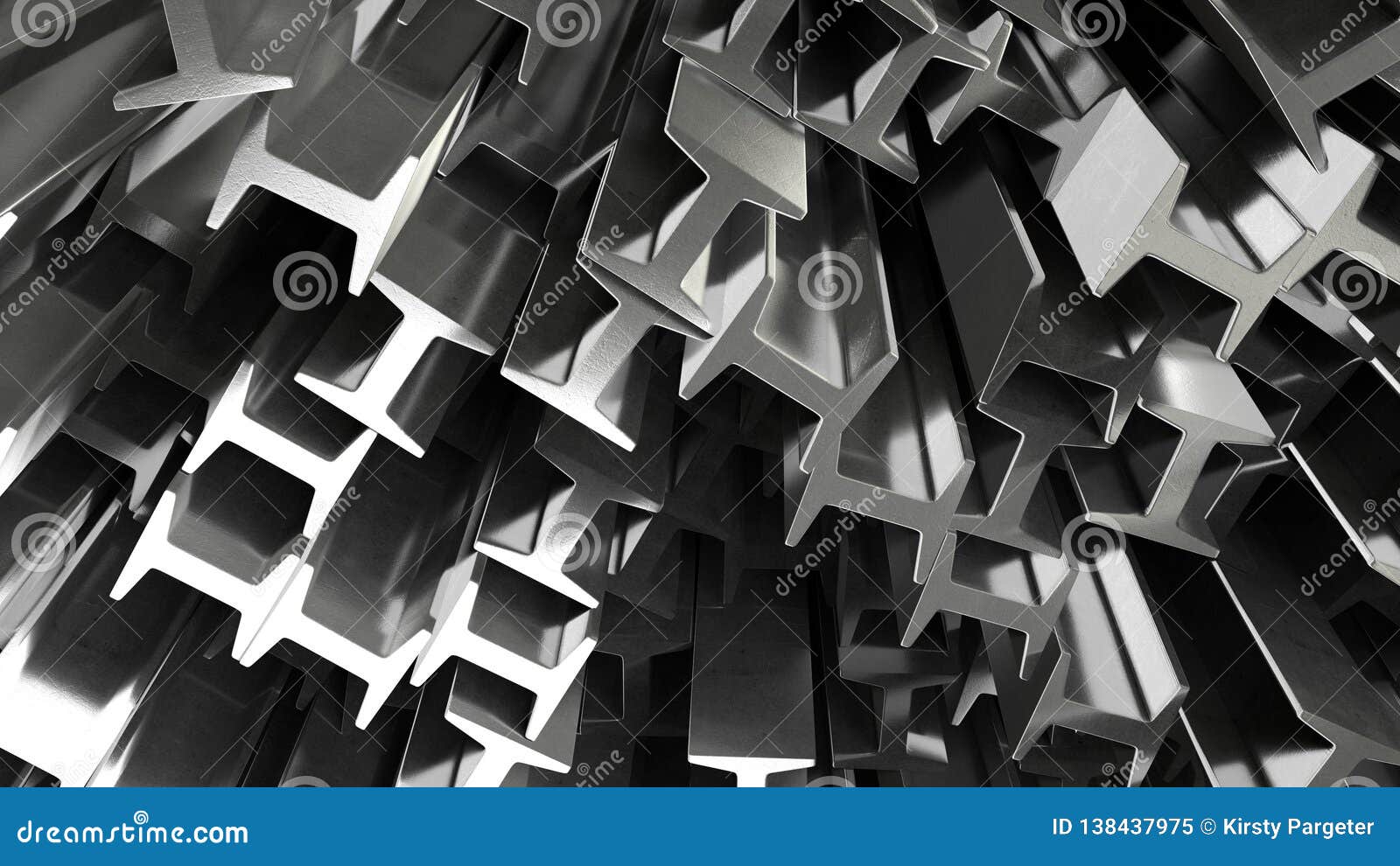 The Metal Beams Stock Photo | CartoonDealer.com #48080634