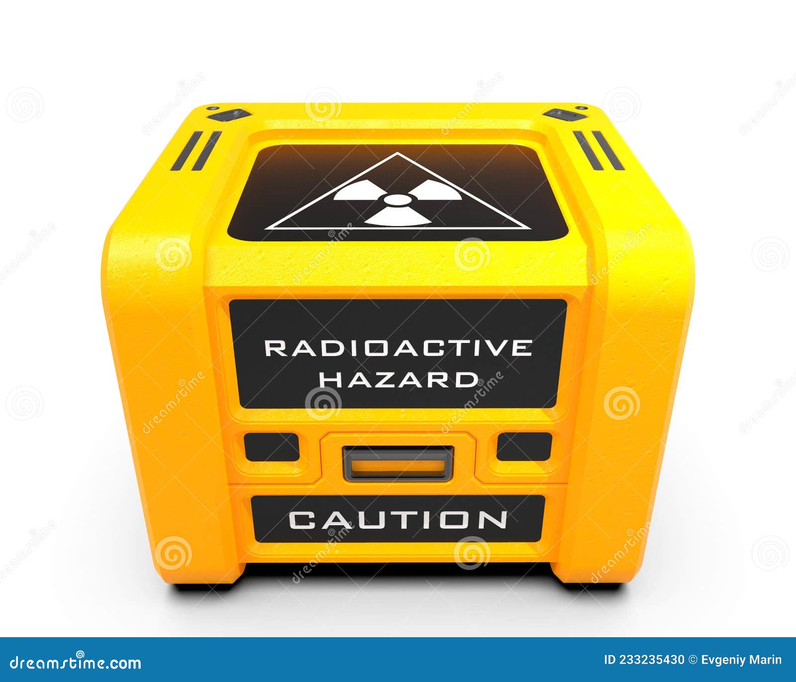 Radioactive Substances Or Ionising Radiation Hazard Warning Smoke Sign ...