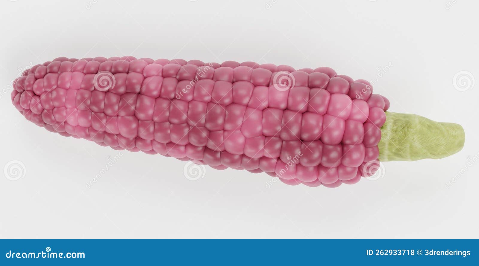 3D Render of Corn stock illustration. Illustration of ears - 262933718