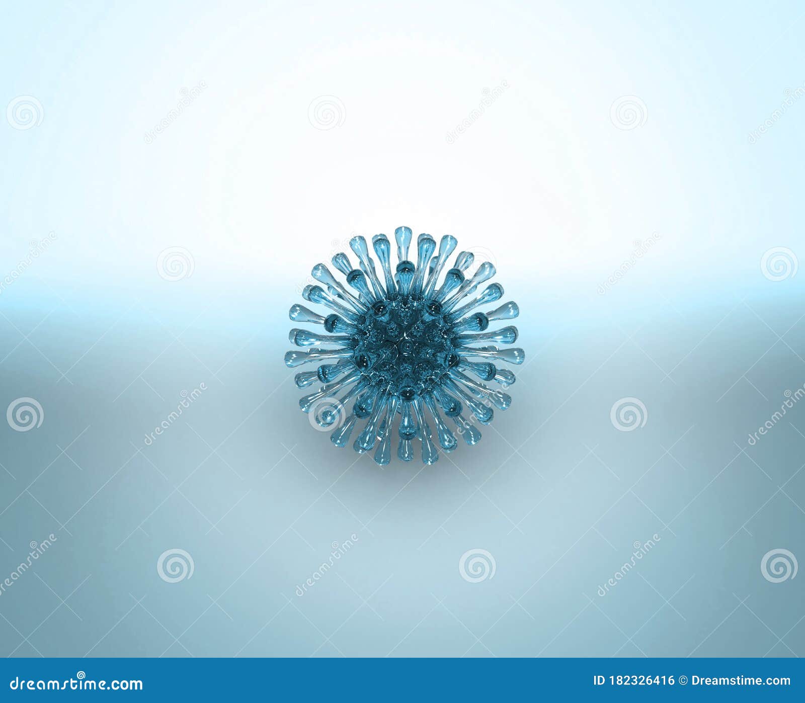 3D Render CoronavirusCOVID-19. Stock Illustration - Illustration of ...