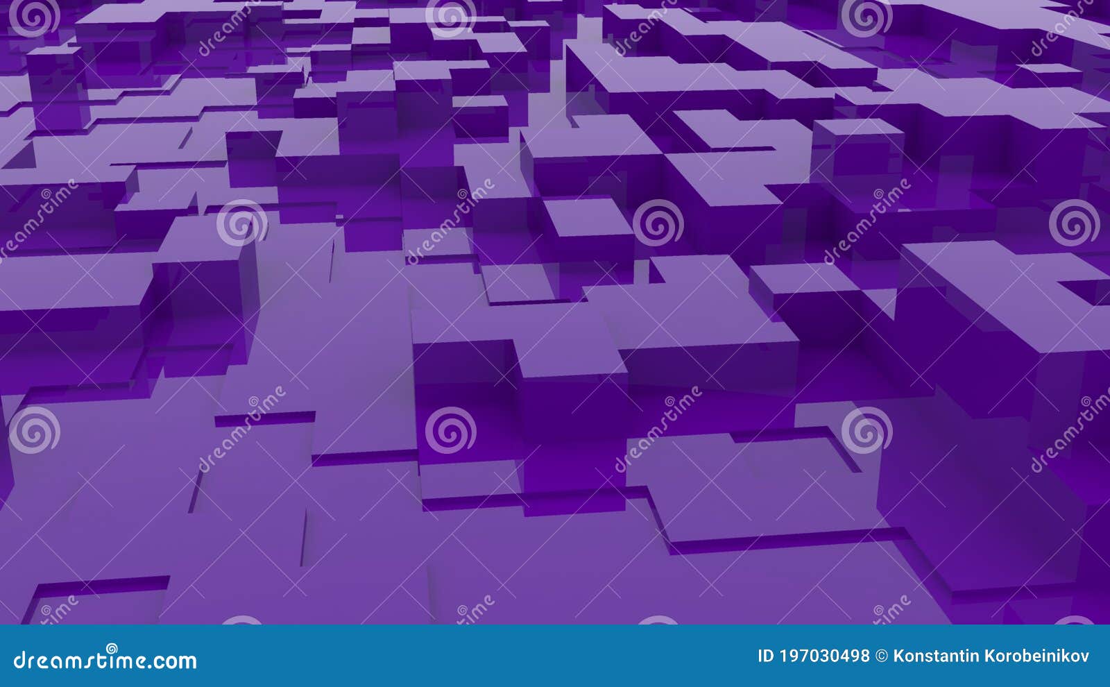 3d Render Cube Cubes Geometric Squares Square Stock Illustration ...