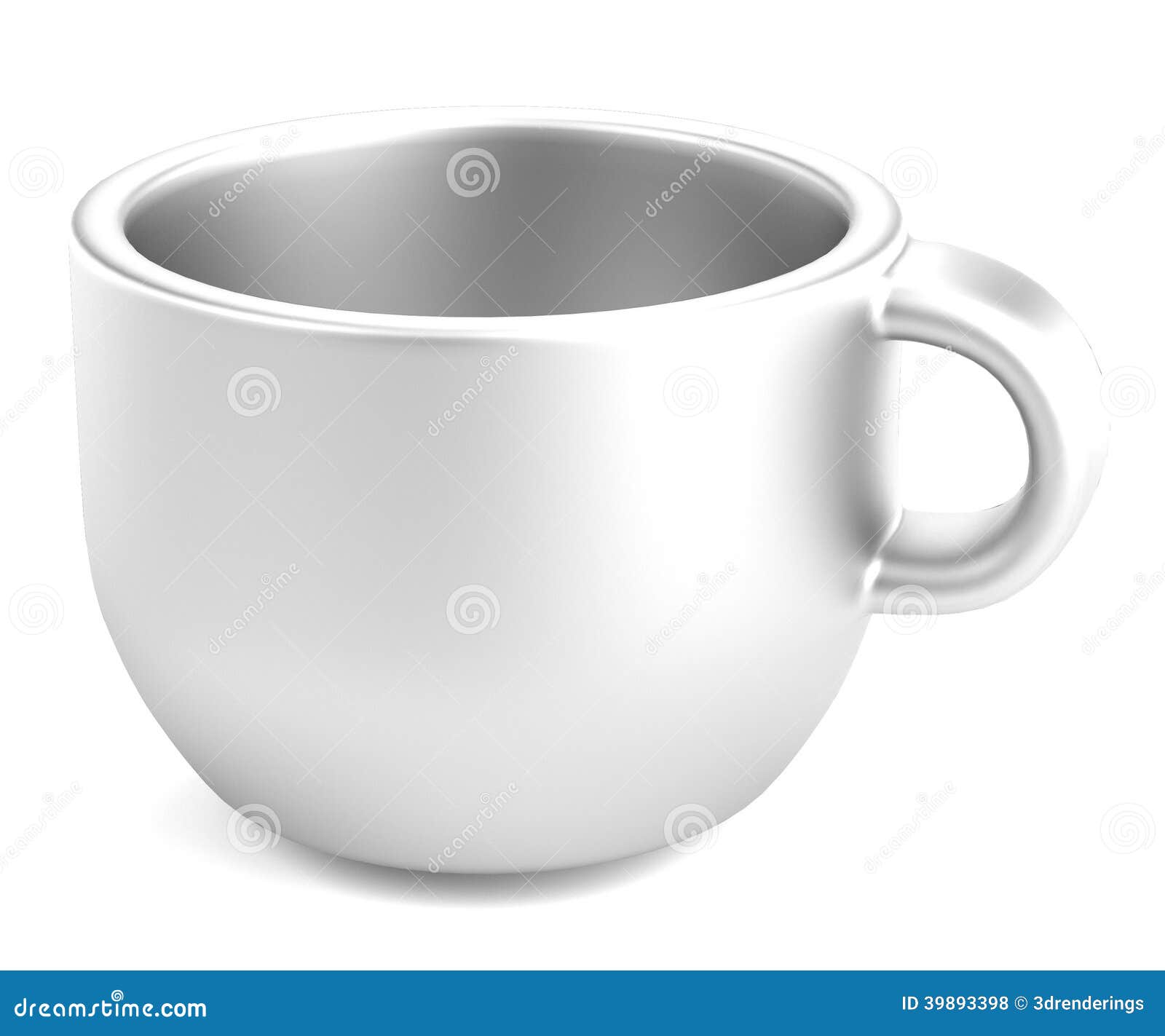 3d render of cup stock illustration. Illustration of render - 39893398