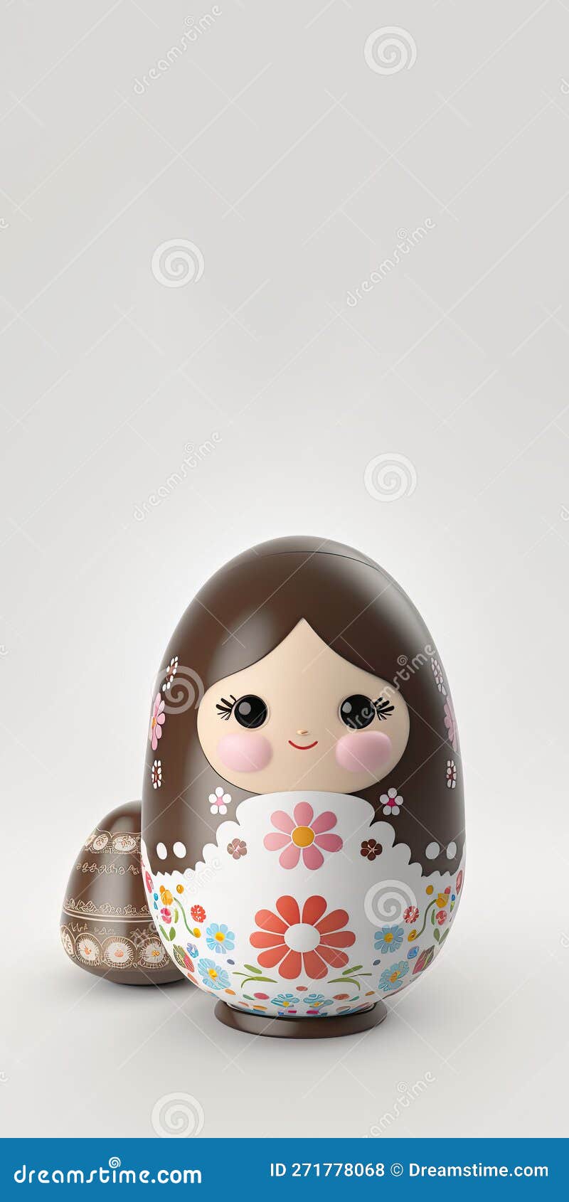 Cute Matryoshka Dolls Royalty-Free Stock Photo | CartoonDealer.com ...