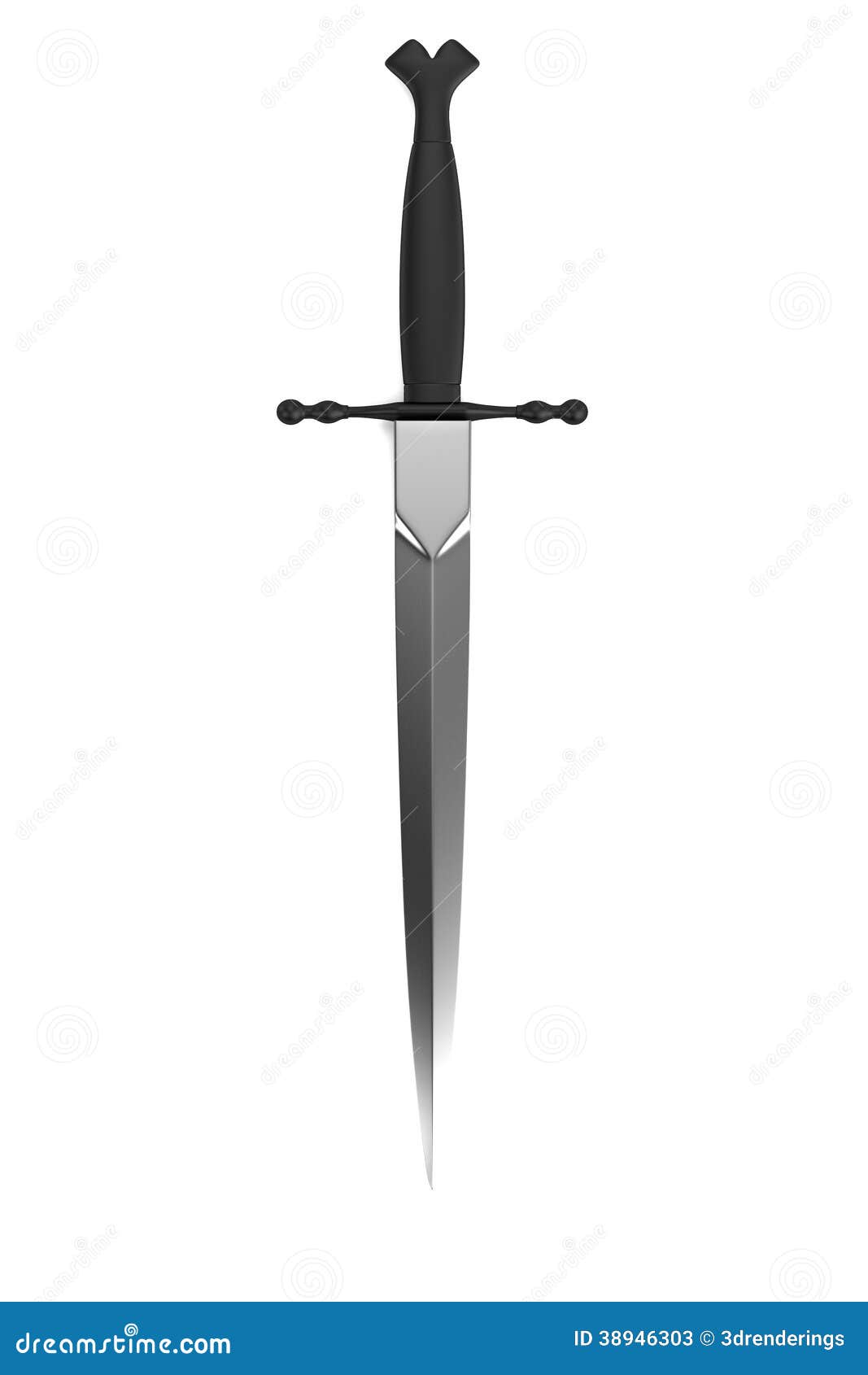 3d render of dagger stock illustration. Illustration of render - 38946303