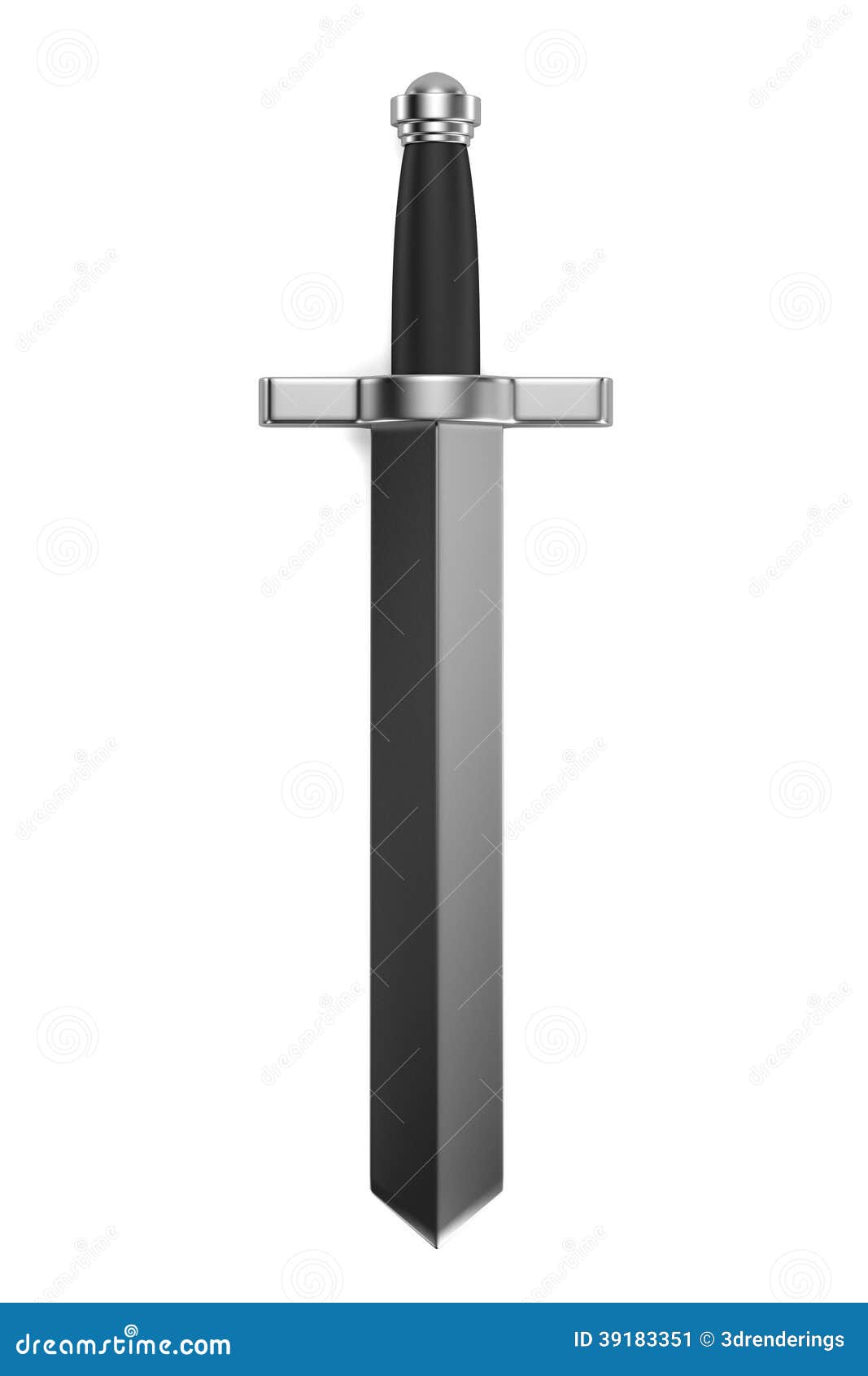 3d render of dagger stock illustration. Illustration of blade - 39183351