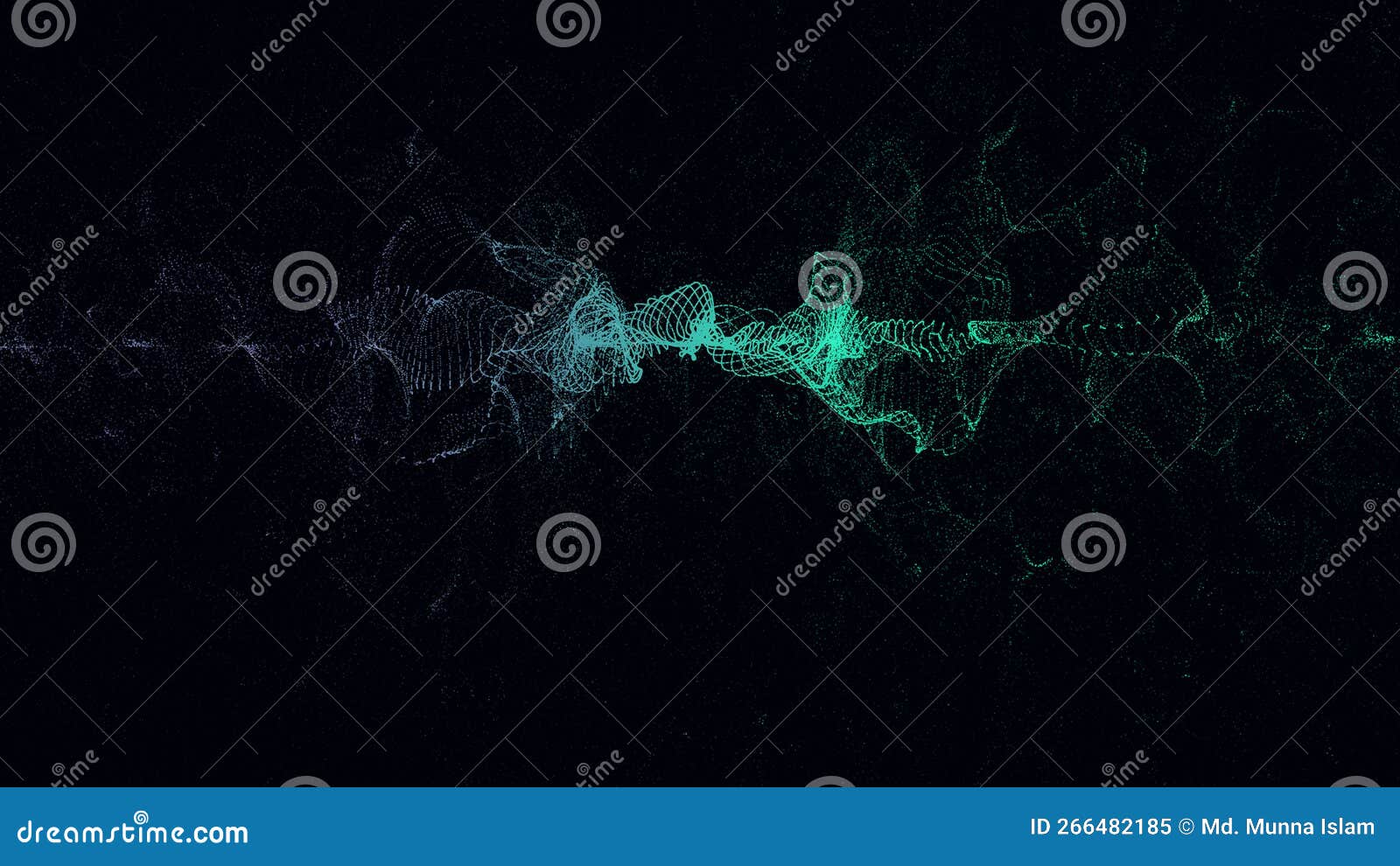 3d Render Data Visualization. Complex Graph with Glow Elements and ...