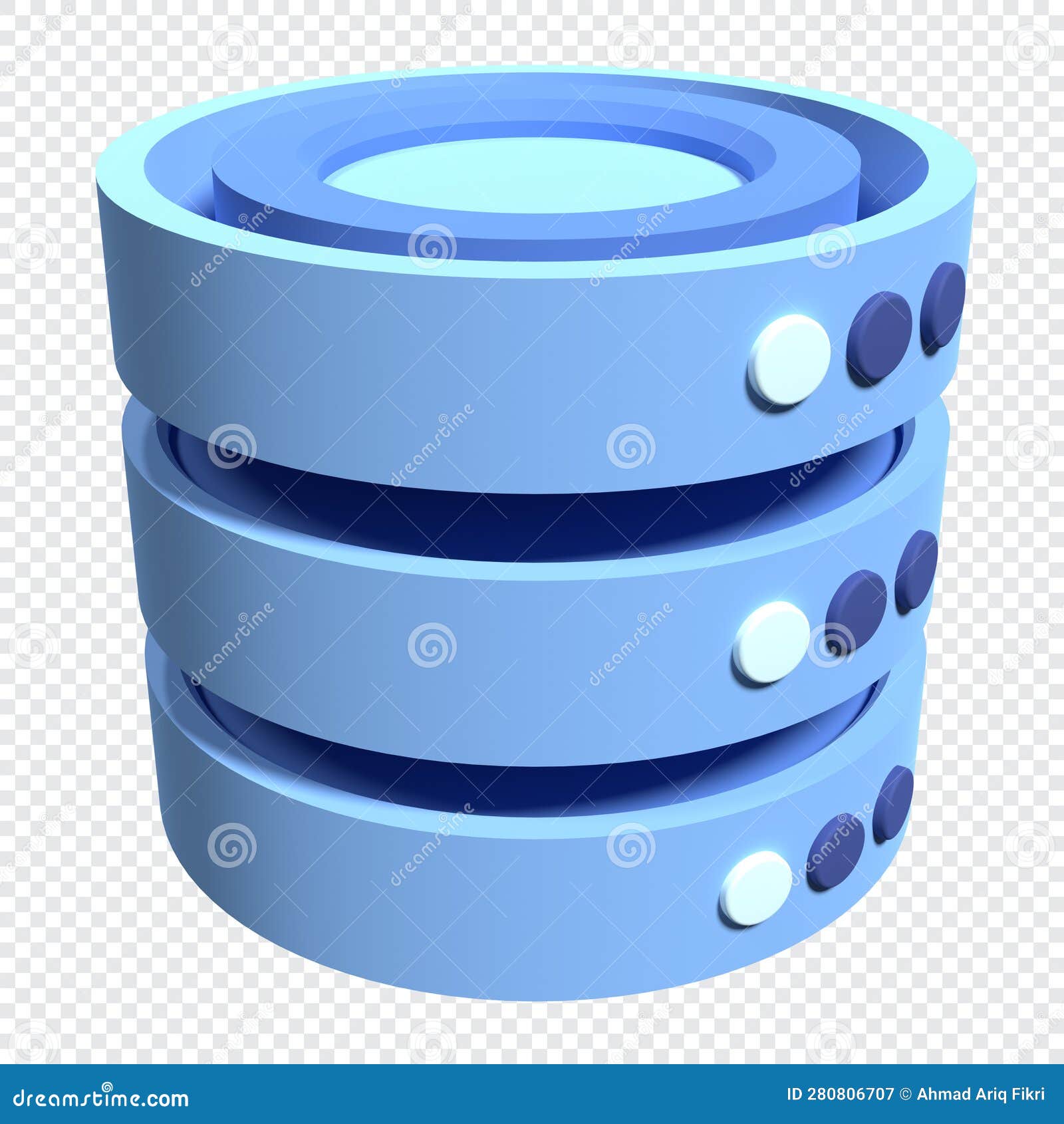 3d Render of Database. Database Server 3d Render Icon. Network and ...