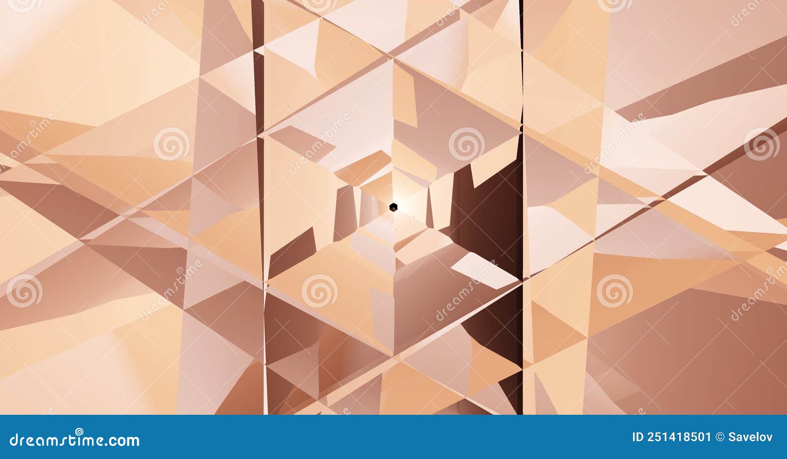 Render with Decorative Background with Beige Triangles Stock ...