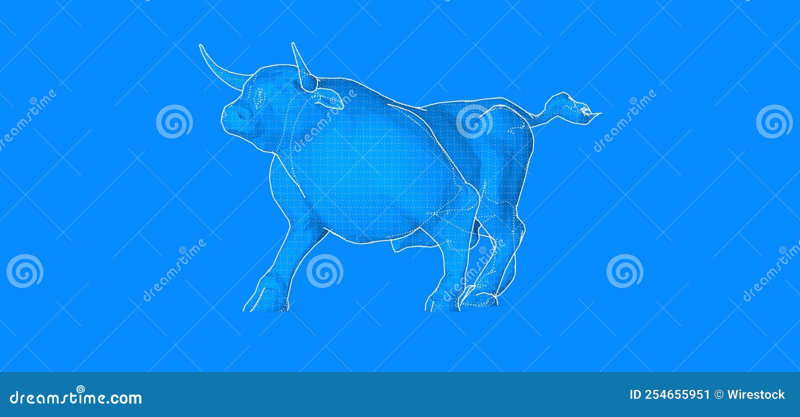 Bull Drawing Cartoon Funny Serious Horns Royalty-Free Stock Image ...